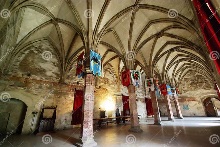 Medieval hall stock photo. Image of enchanting, dungeons - 10192460