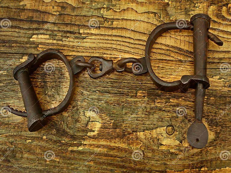 Medieval handcuffs stock photo. Image of medieval, handcuffs - 49423720