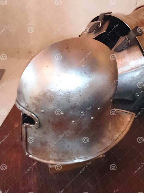 Medieval Helmets for Combat Editorial Stock Image - Image of soldier ...
