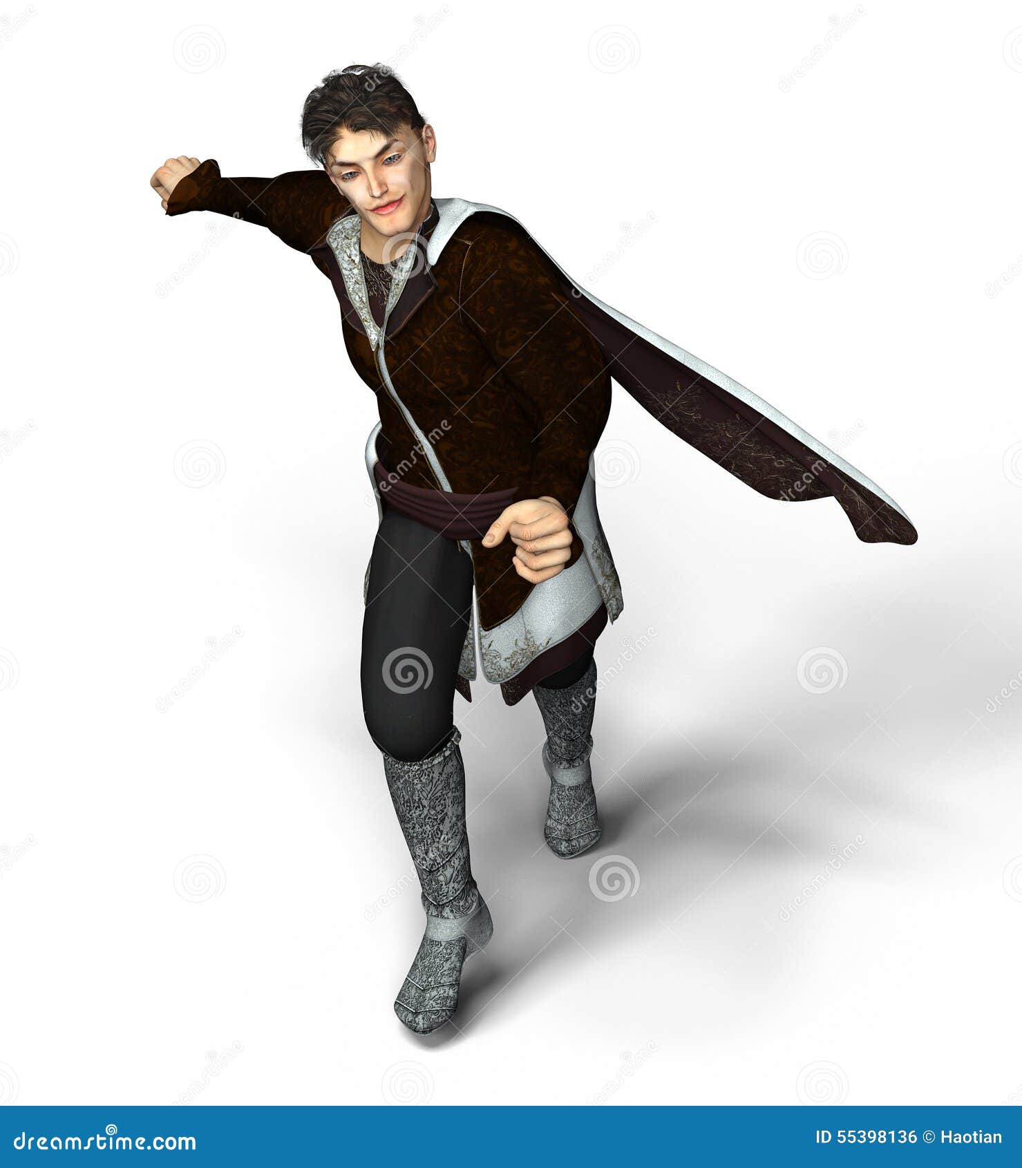 Medieval Hero stock illustration. Illustration of layout - 55398136