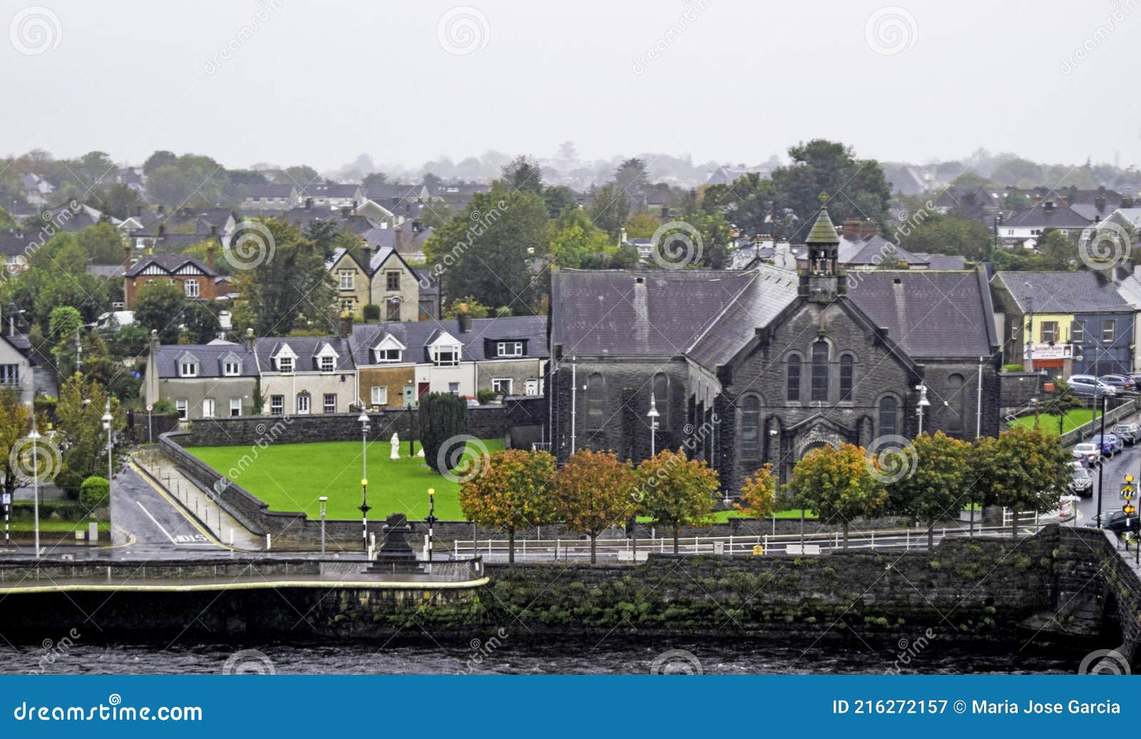 Medieval and Historic Town of Limerick, Ireland Stock Image - Image of ...