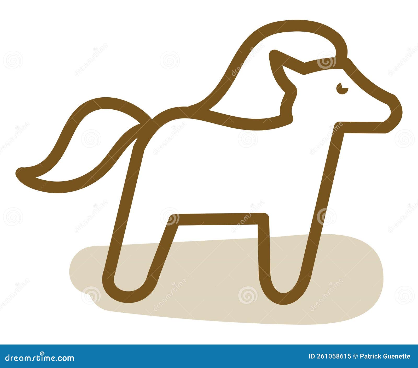 Six Medieval Horse Crests, Featuring Stylized Horse Head Shield ...