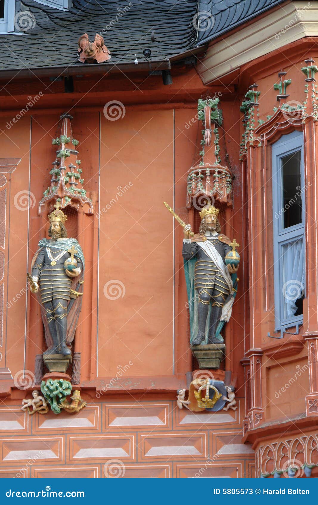 Medieval house stock image. Image of slate, house, colour - 5805573