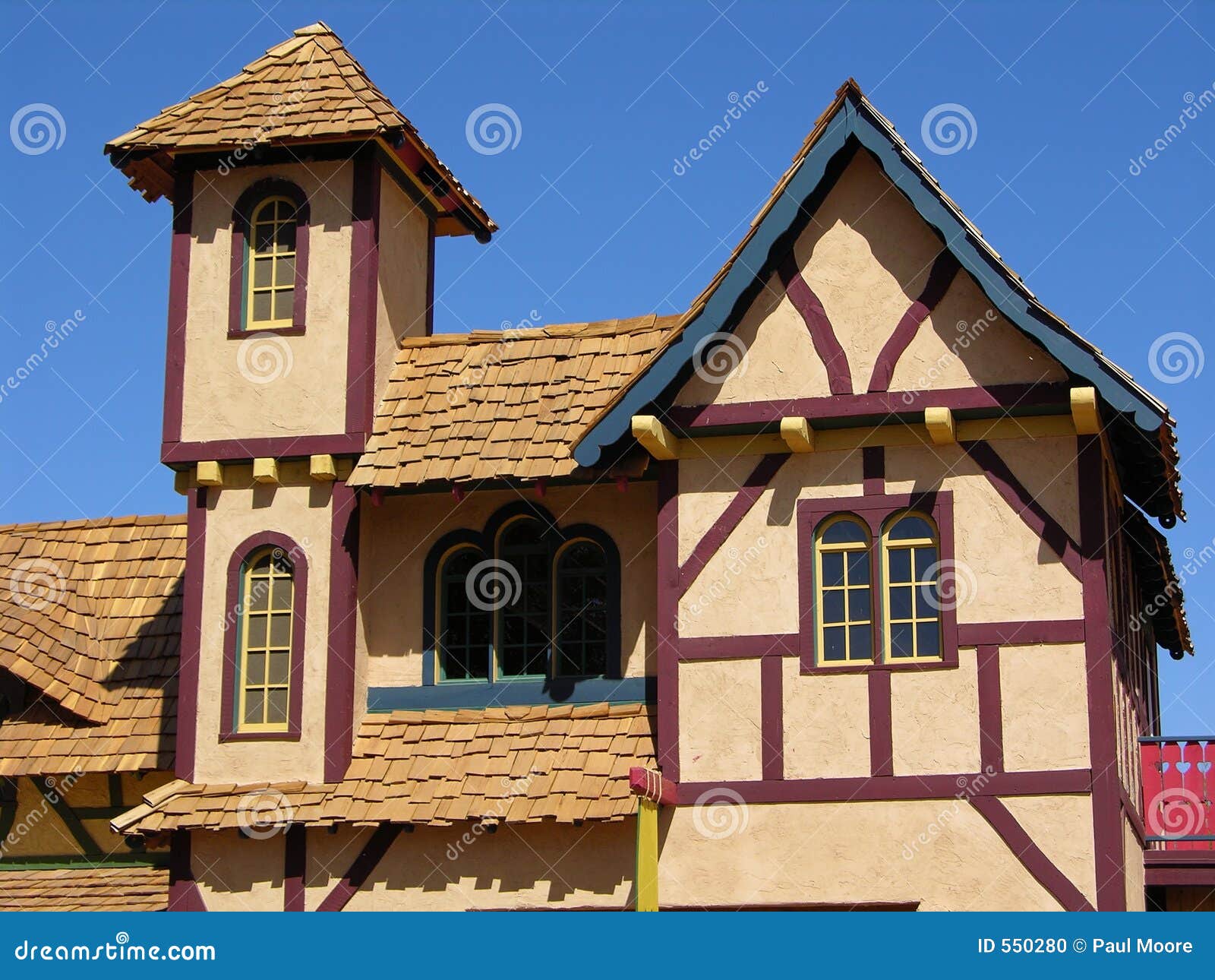 Medieval house detail 5 stock photo. Image of timber, england - 550280