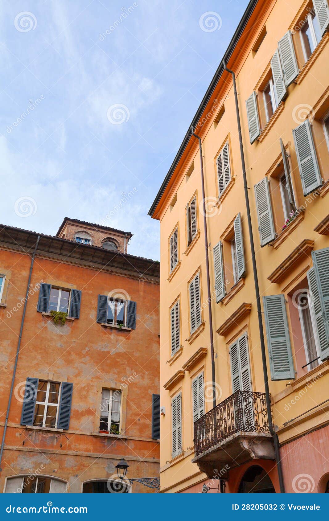 Medieval Houses in Modena, Italy Stock Photo - Image of modena ...