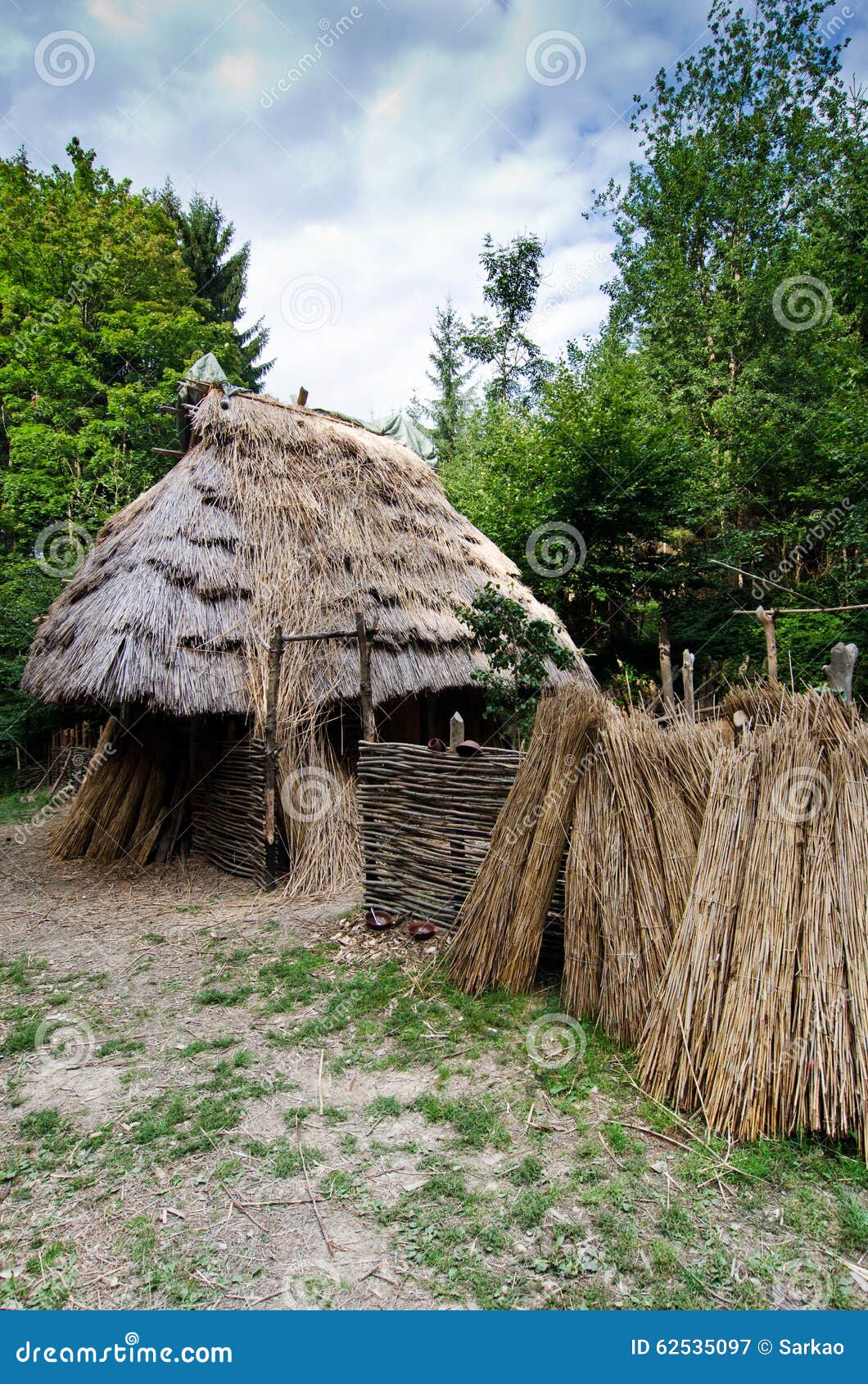 Medieval hut stock image. Image of historical, village - 62535097