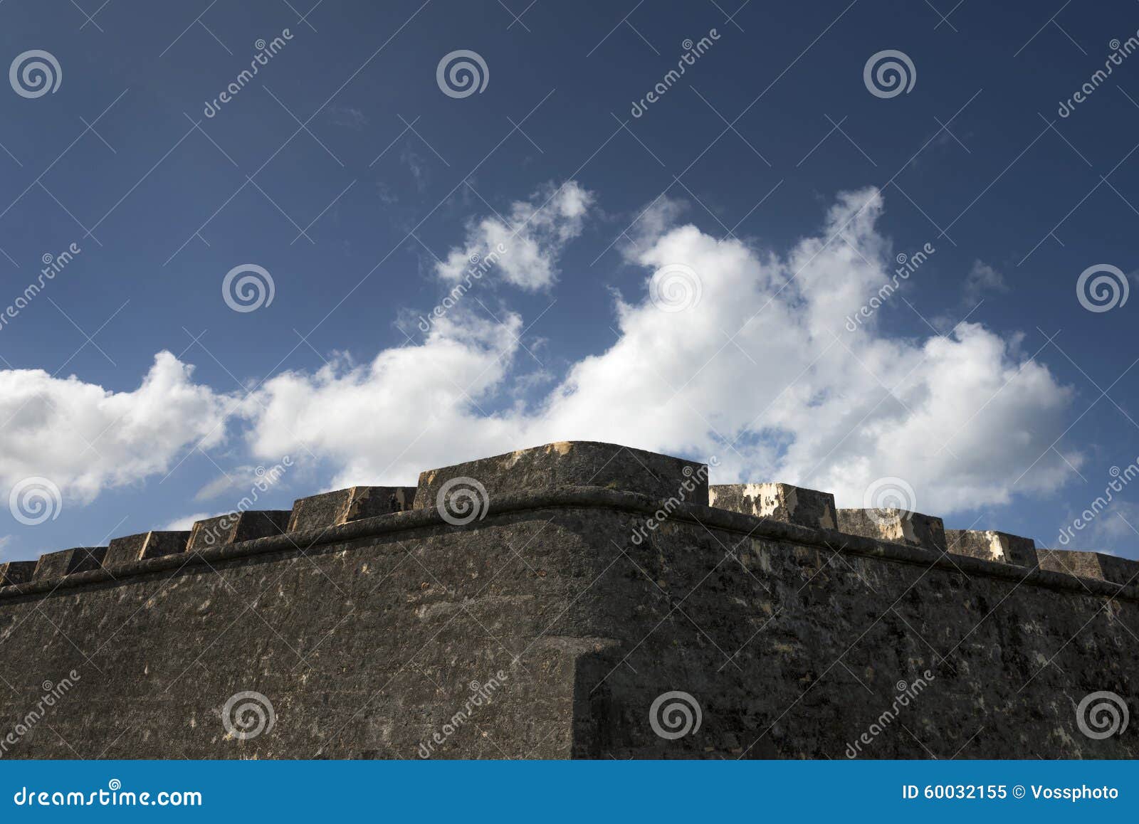 Medieval Impenetrable Castle Wall Stock Image - Image of travel, great ...