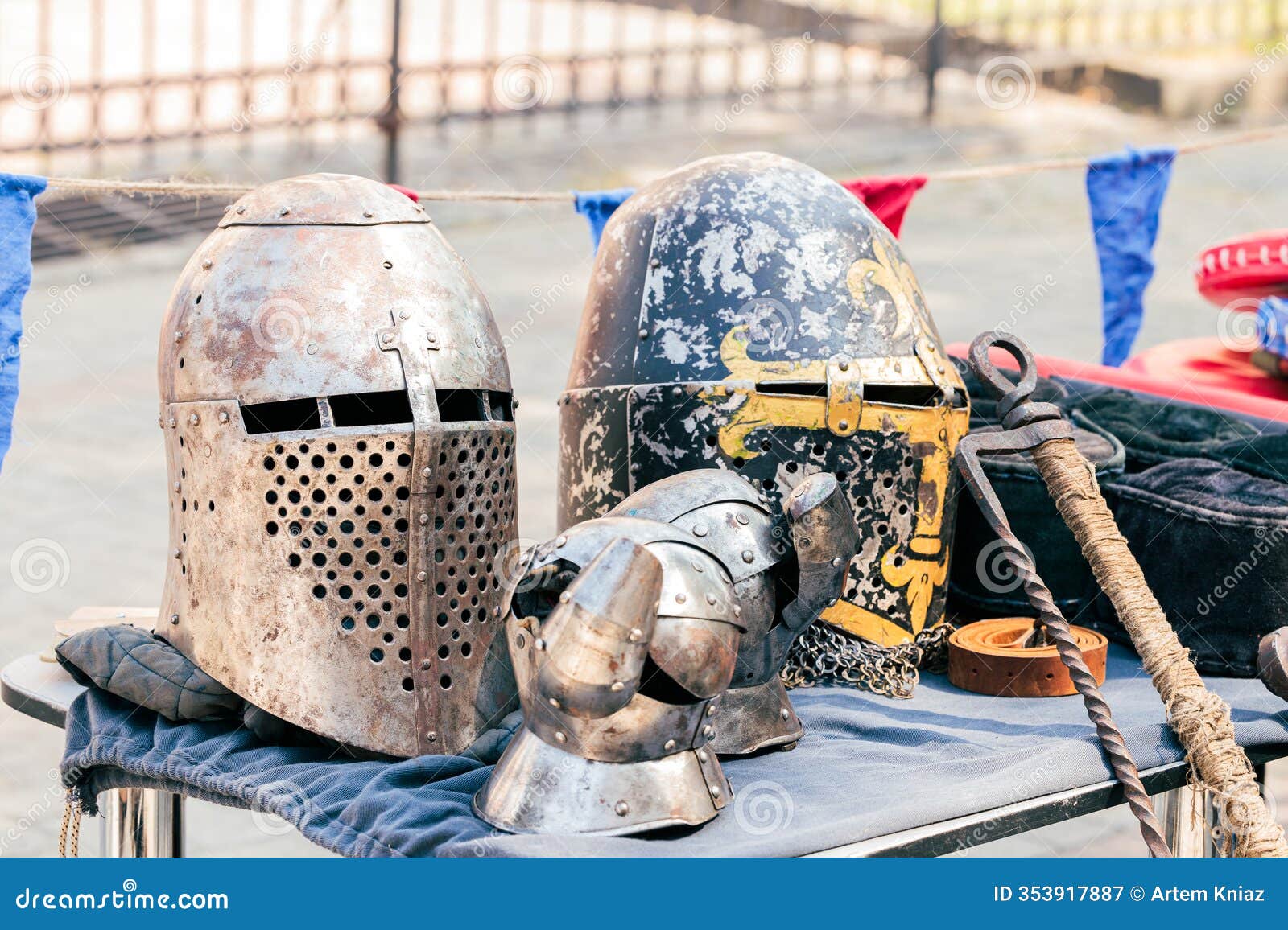 Medieval Iron Mace With Spikes. Stock Photo | CartoonDealer.com #107335218