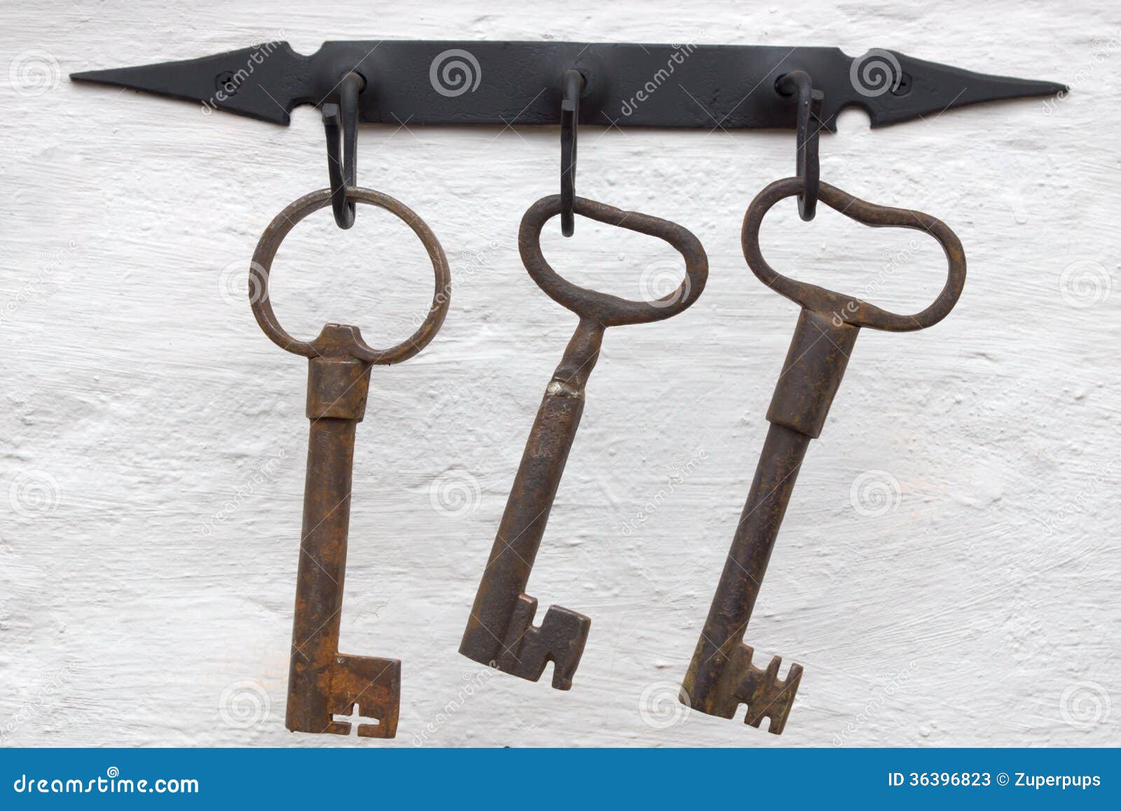 Medieval iron keys stock image. Image of dirty, aging - 36396823