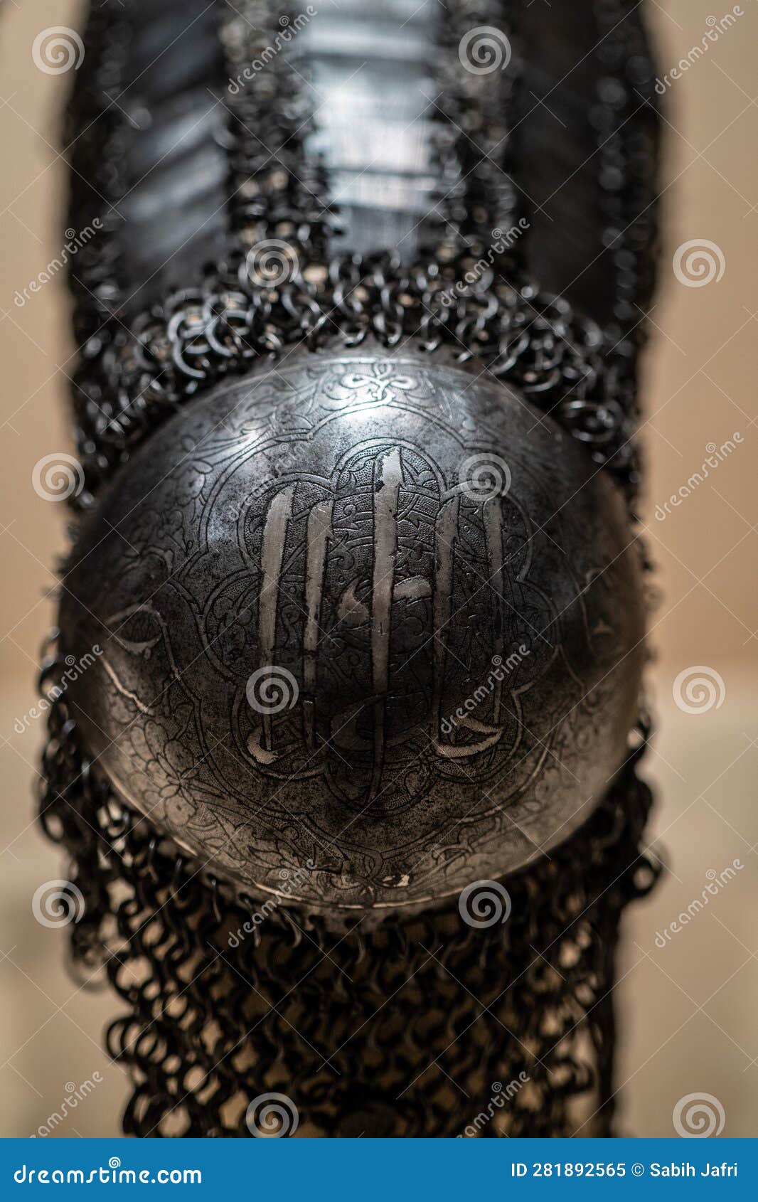Medieval Islamic Chain Mail Plate Greaves Editorial Image - Image of ...