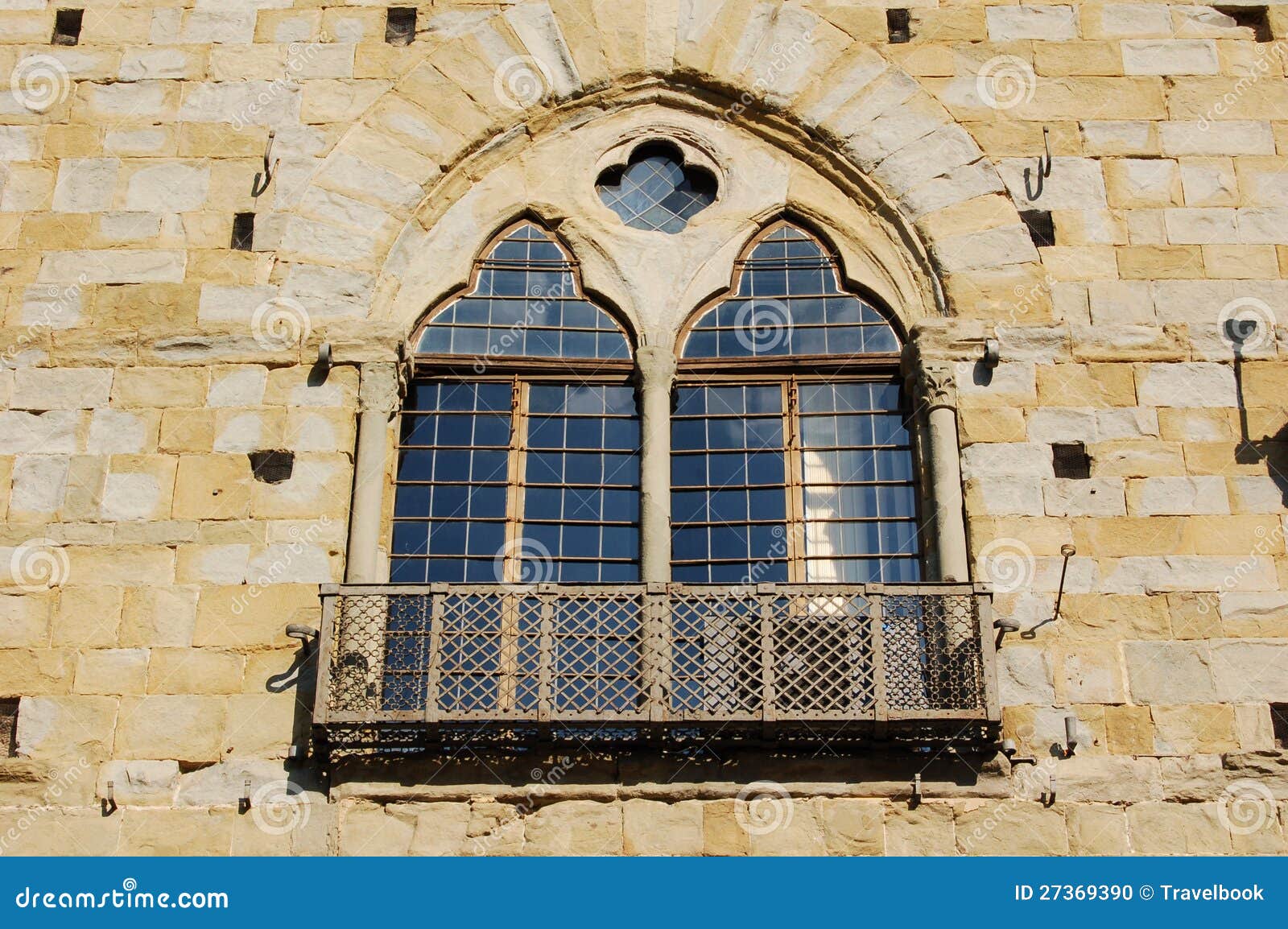 Medieval italian window stock photo. Image of europe - 27369390