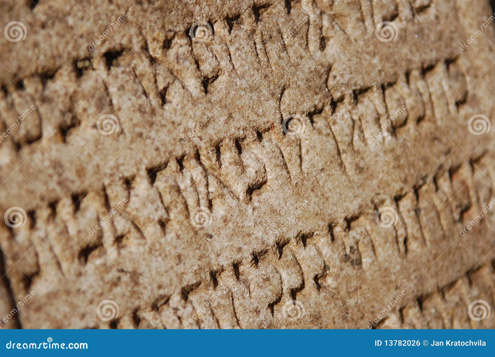 Medieval Jewish Writing In Stone As Background Stock Photography ...