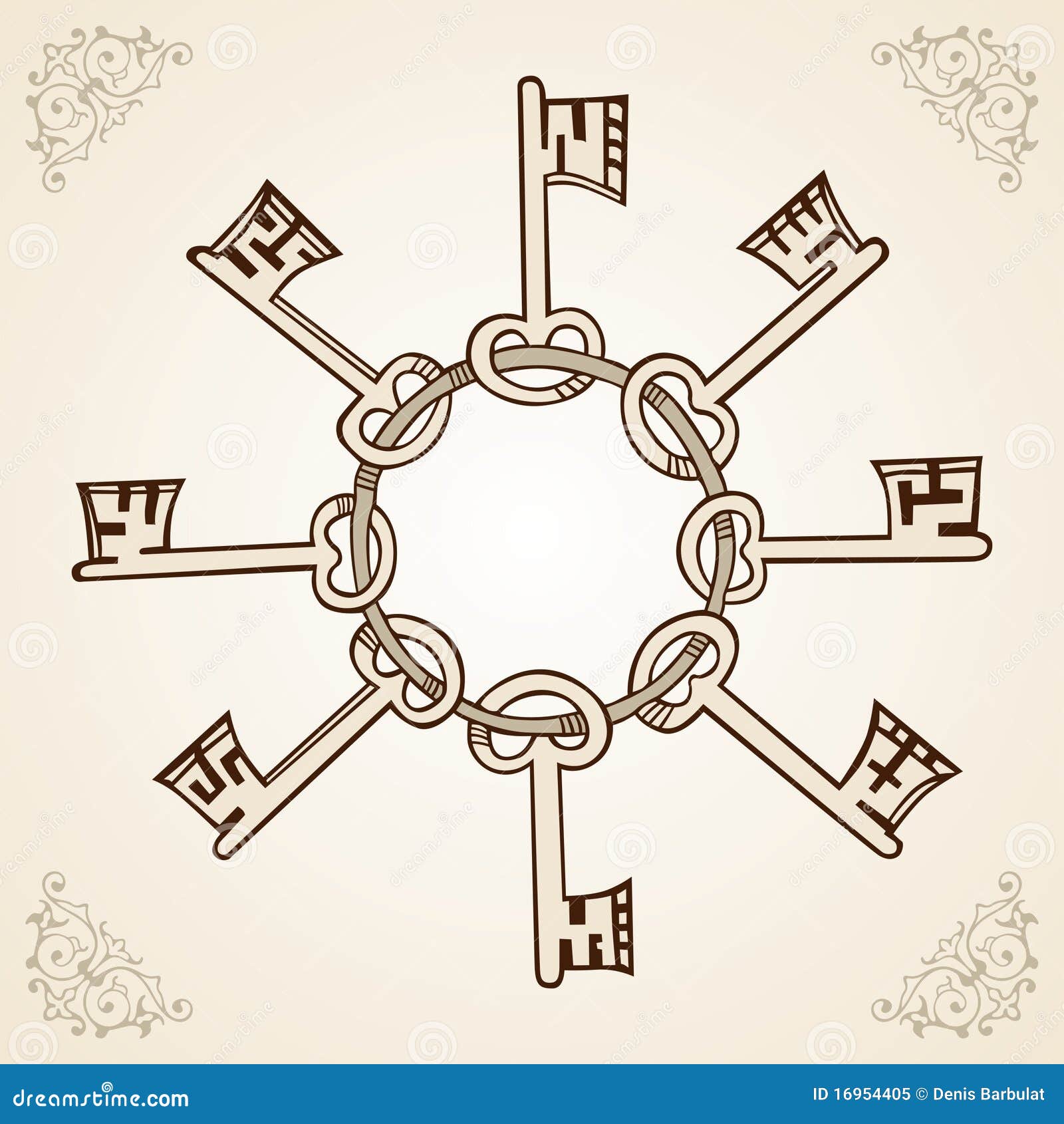 Medieval Keys Picture. Image: 16954405