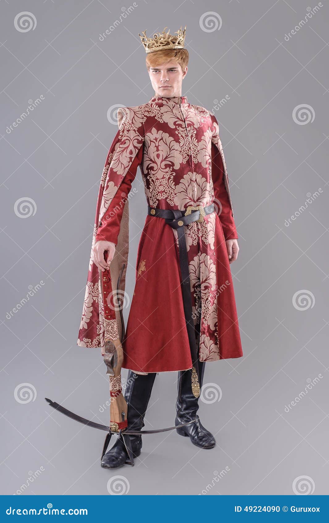 Medieval King stock photo. Image of male, mask, crown - 49224090