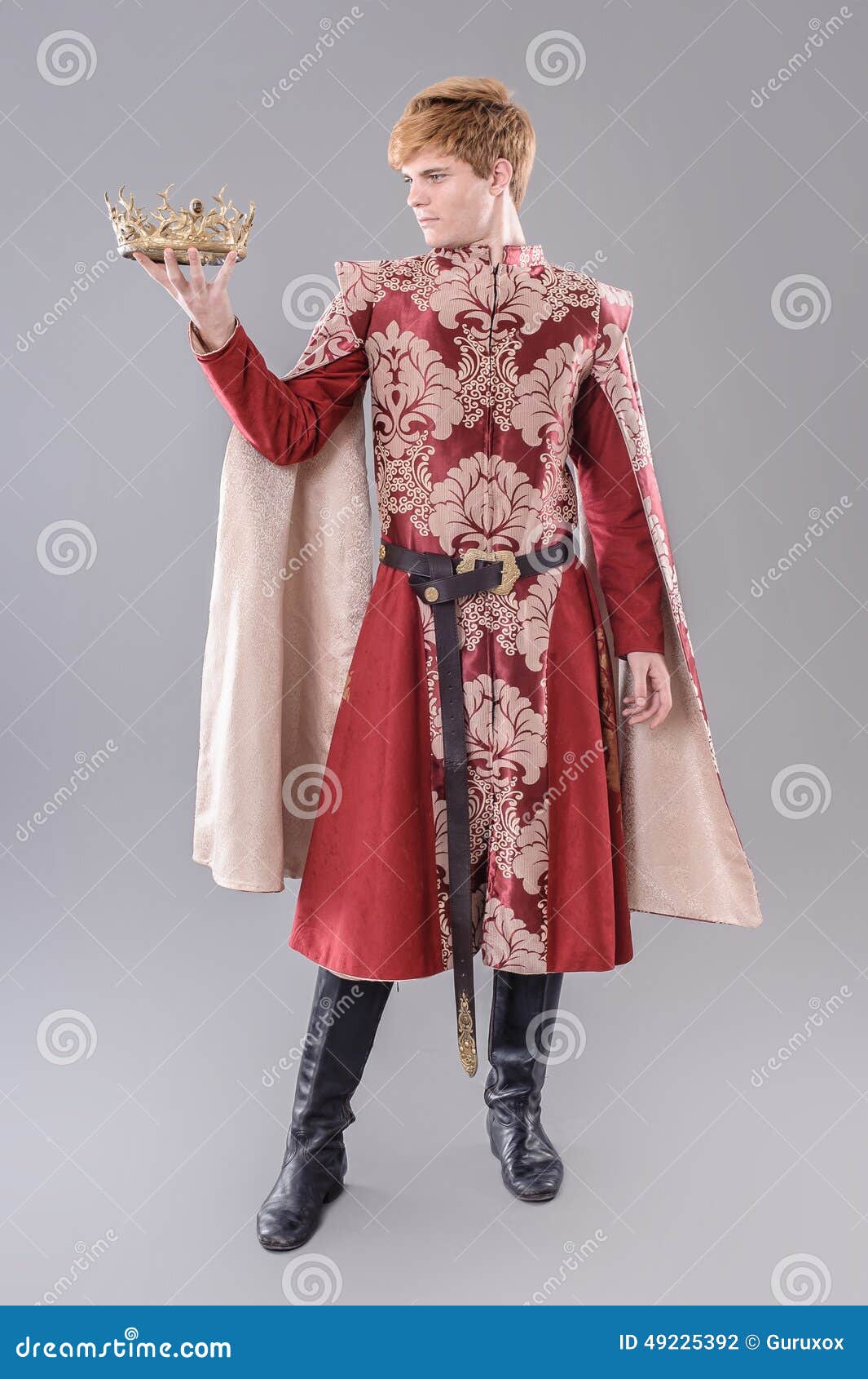 Medieval King stock photo. Image of mask, joffrey, carnival - 49225392