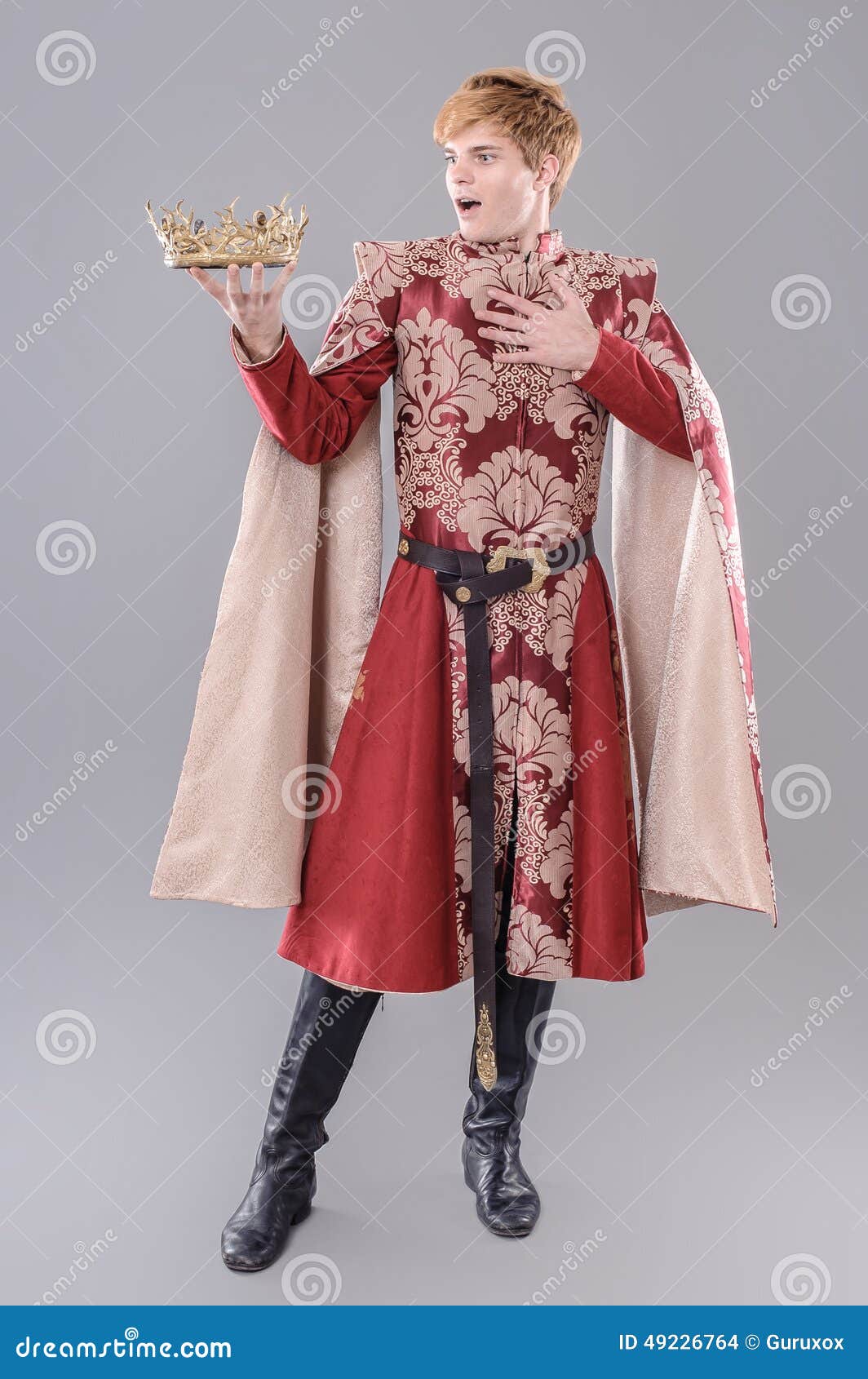 Medieval King stock photo. Image of mask, festival, 15th - 49226764