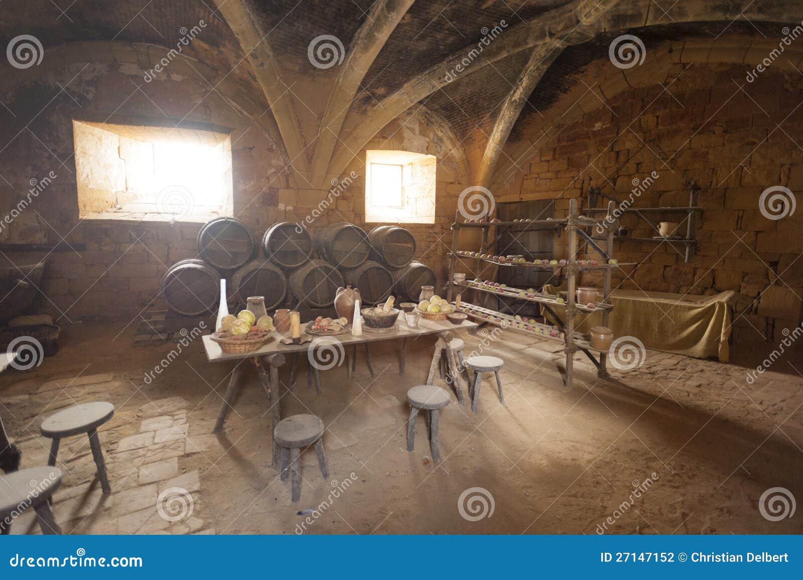 Medieval kitchen stock photo. Image of museum, interior - 27147152