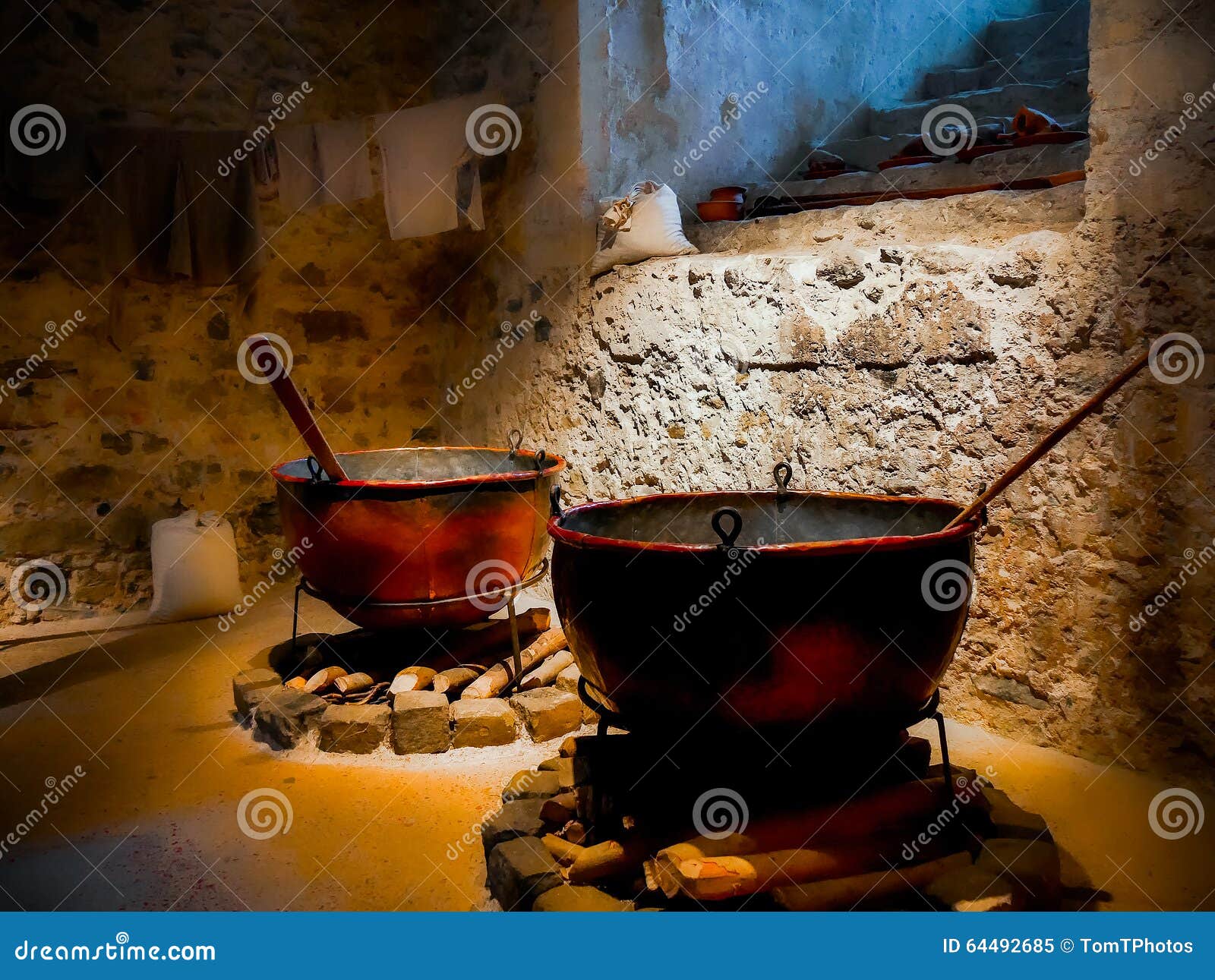 Medieval Kitchen in Great Britain - Arundel Castle Stock Image - Image ...