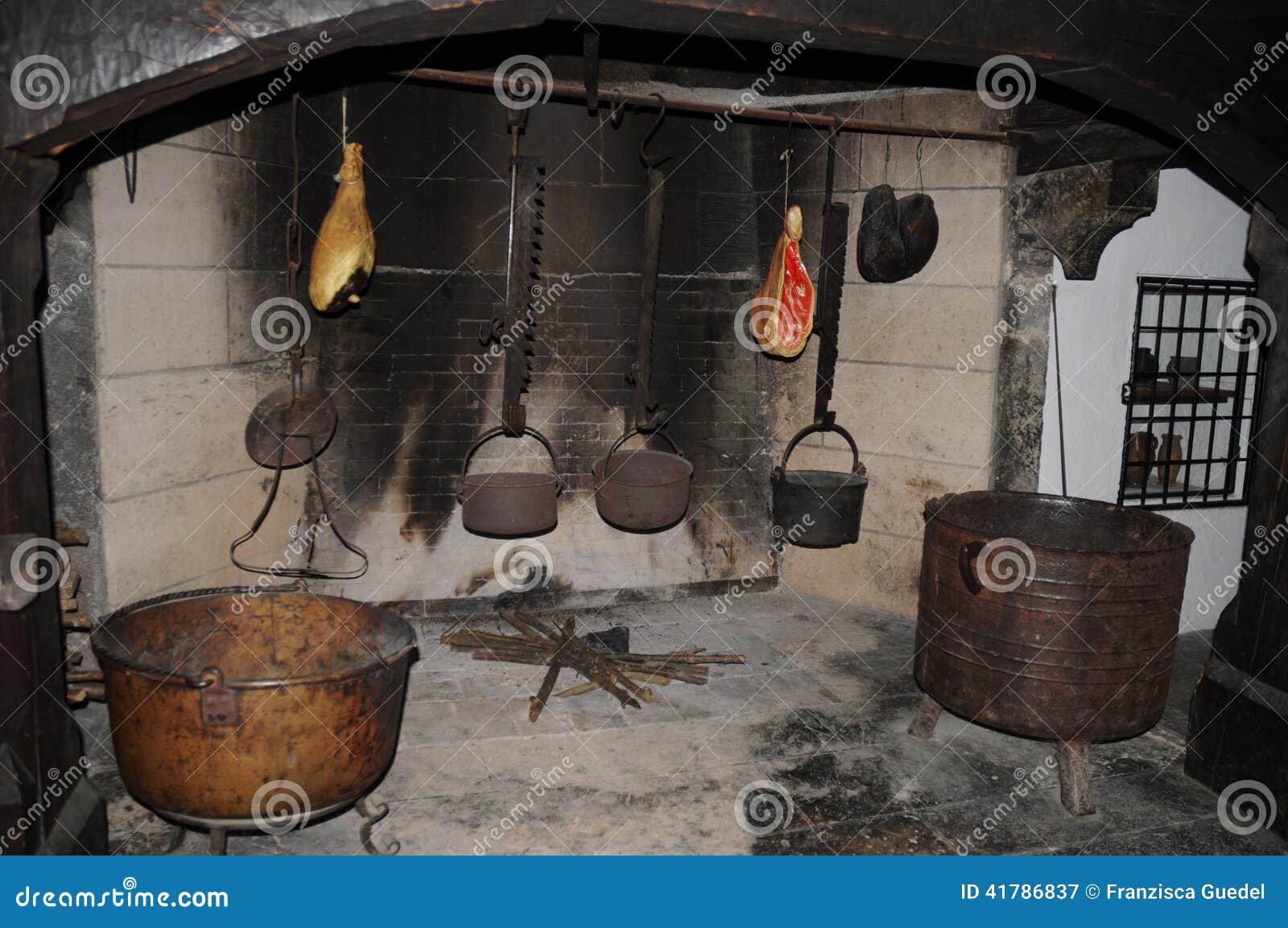 Medieval Kitchen stock image. Image of history, dining - 41786837