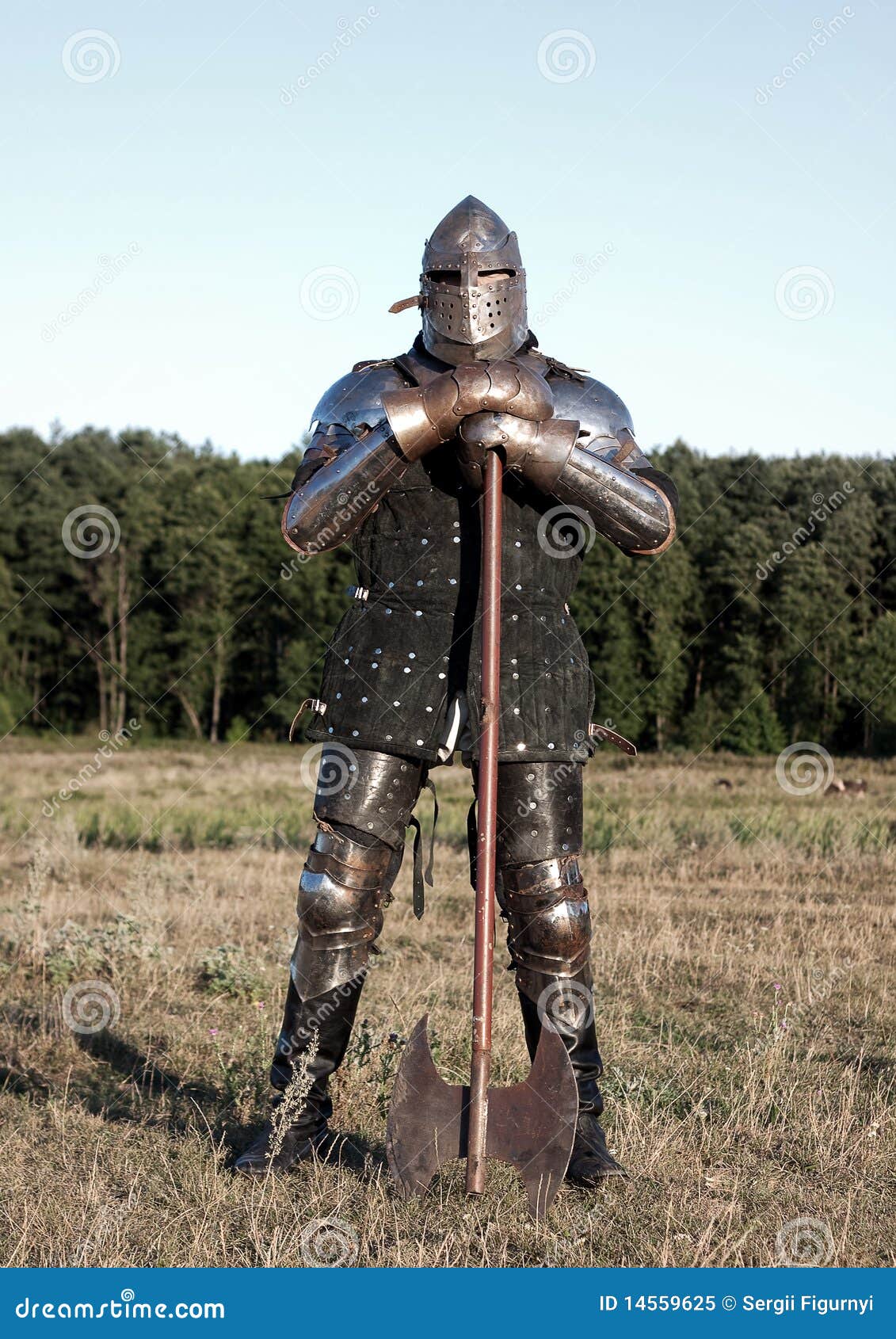 Medieval knight stock image. Image of battle, bodyguard - 14559625