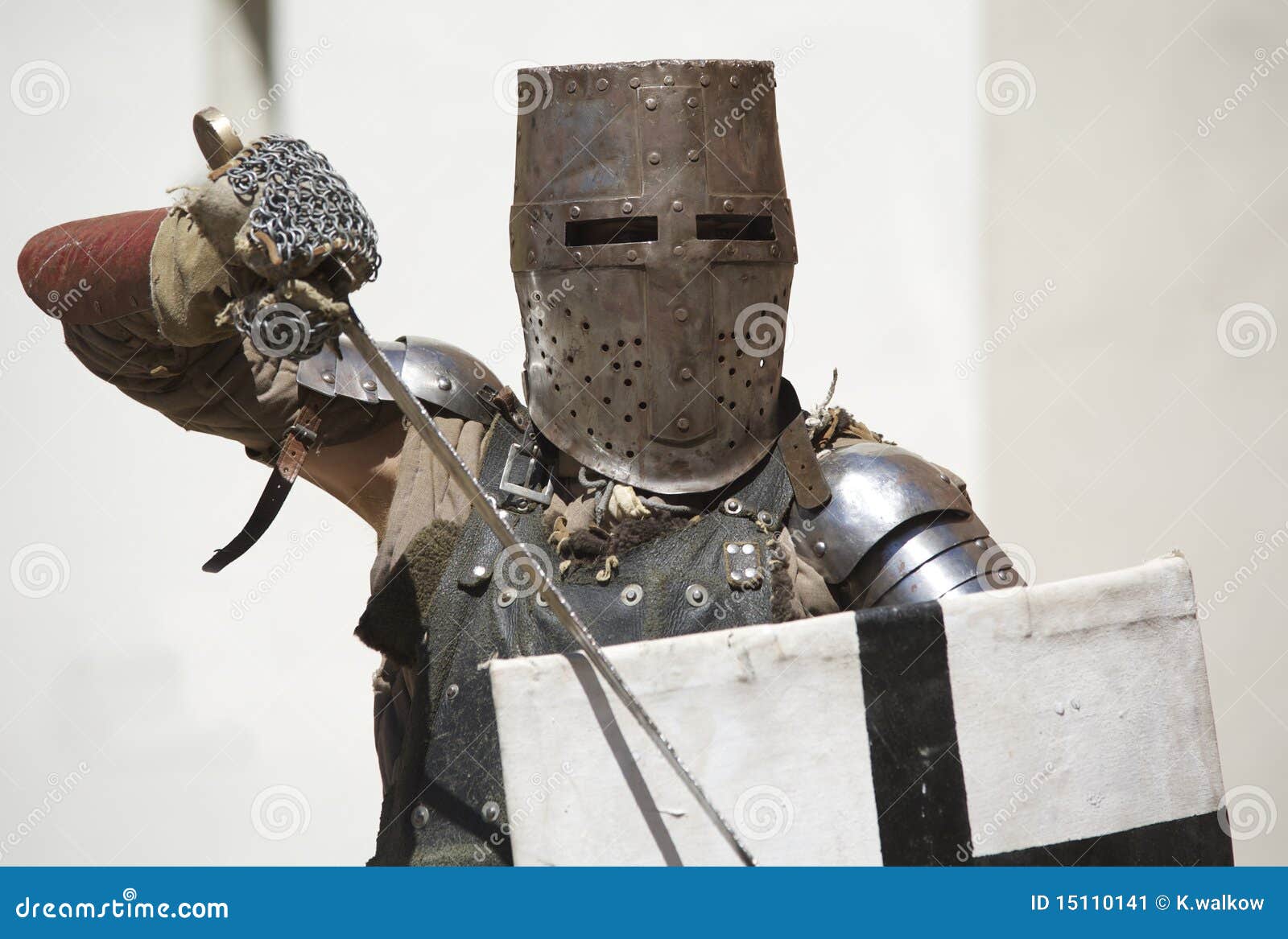 Medieval Knight Helmets And Swords Royalty-Free Stock Image ...