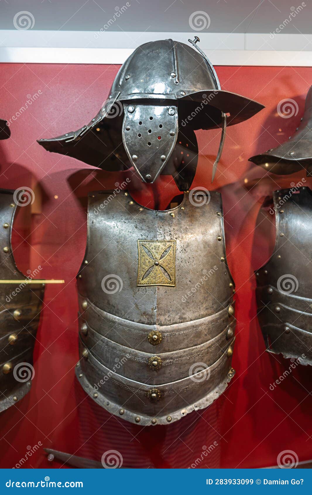 Medieval knight armor editorial stock image. Image of clothing - 283933099