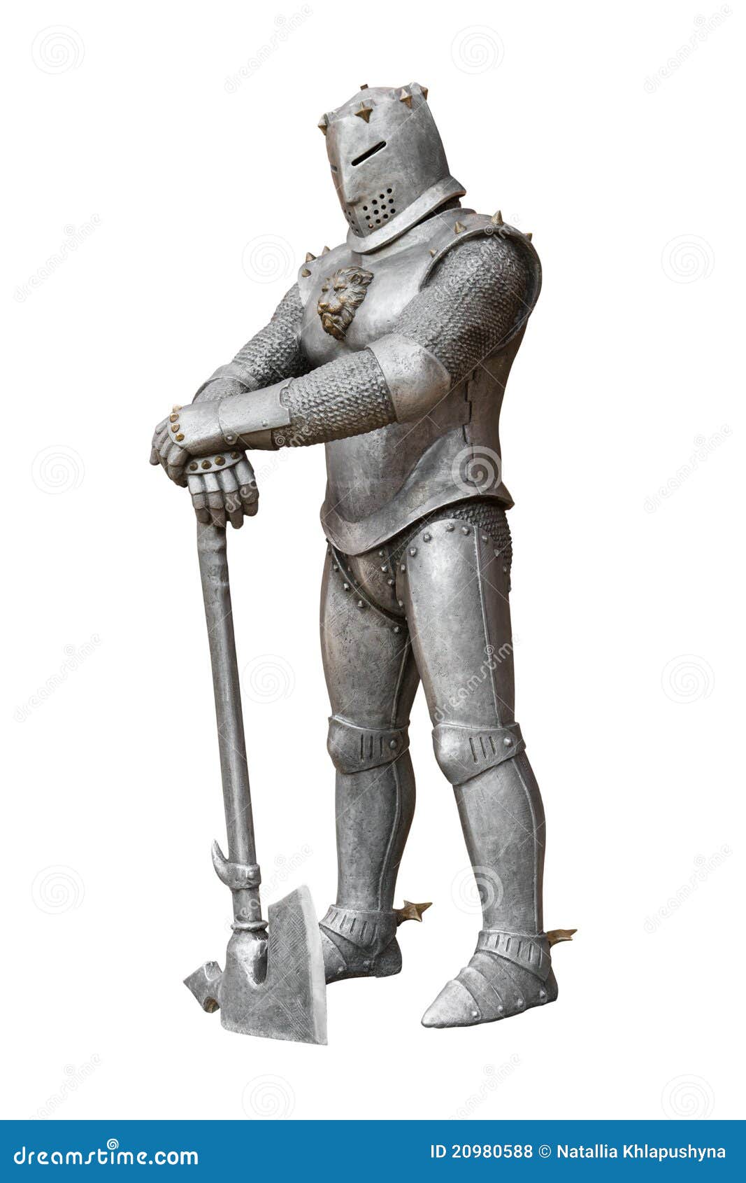 Knight Armor A Jousting Lance And Horse Armor Stock Photo ...