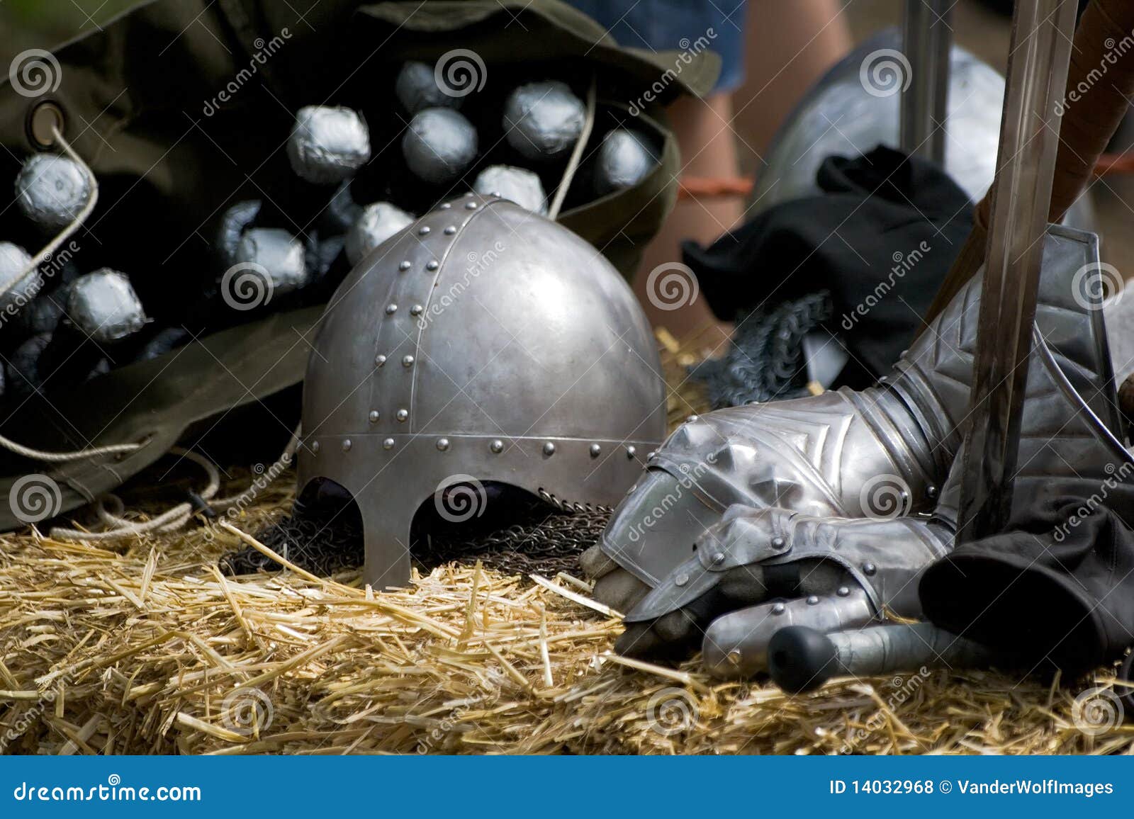 Medieval knight equipment stock photo. Image of historic - 14032968