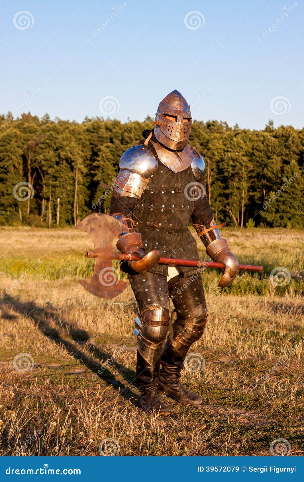 Medieval knight stock image. Image of protective, forces - 39572079