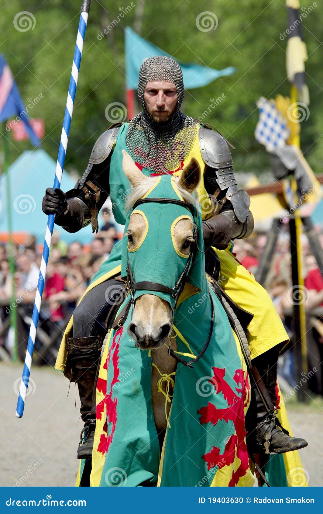 Medieval Knight on Horseback Stock Photo - Image of great, heavy: 19403630
