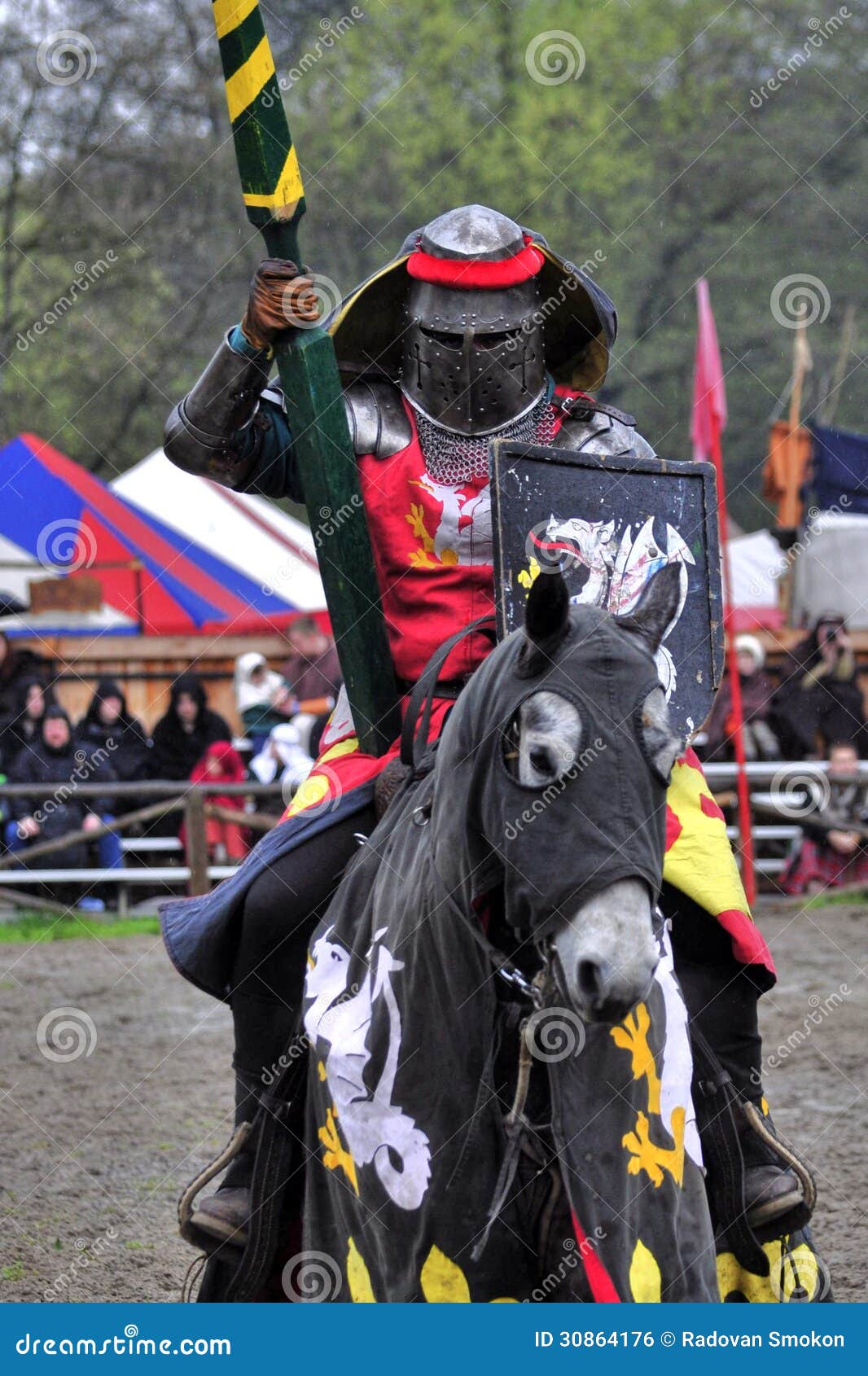 Medieval Knight on Horseback Stock Photo - Image of european, ancient ...