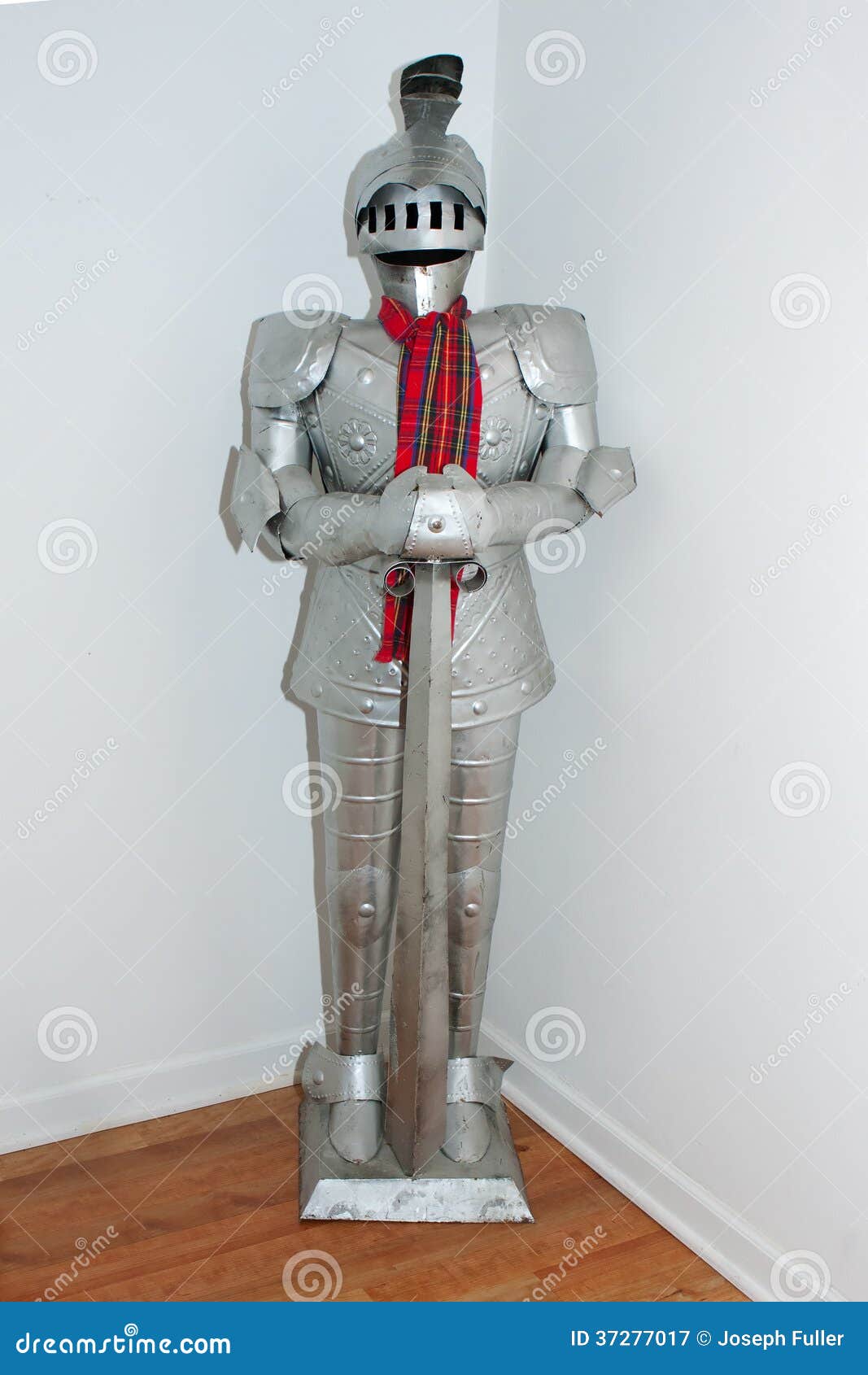 Medieval Knight S Suit of Armor and Helmet Stock Image - Image of iron ...