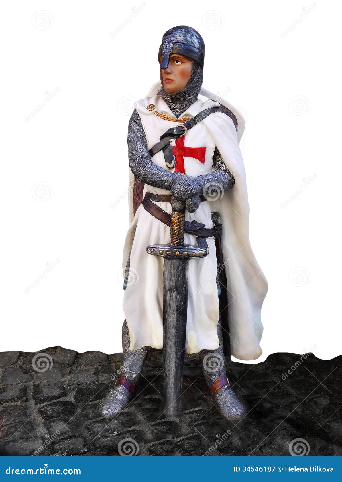 Medieval Knight stock image. Image of fighter, portugal - 34546187