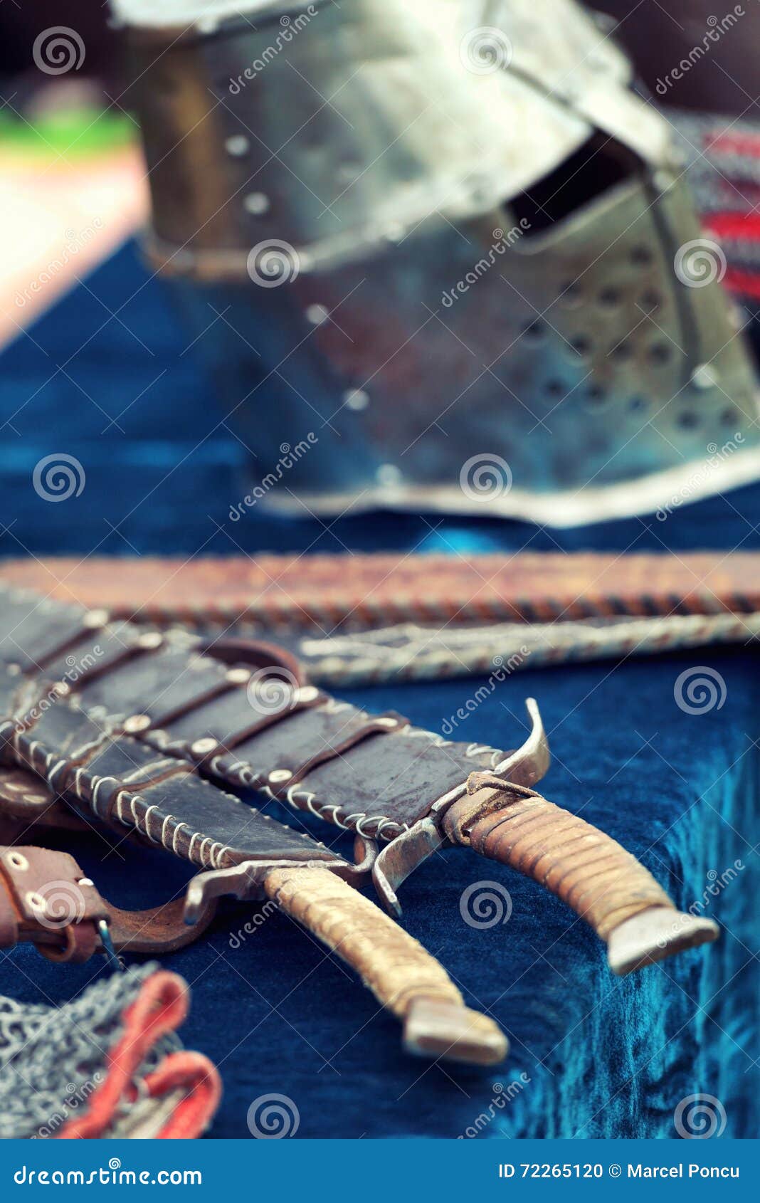 Medieval knight weapons stock photo. Image of icon, costume - 72265120