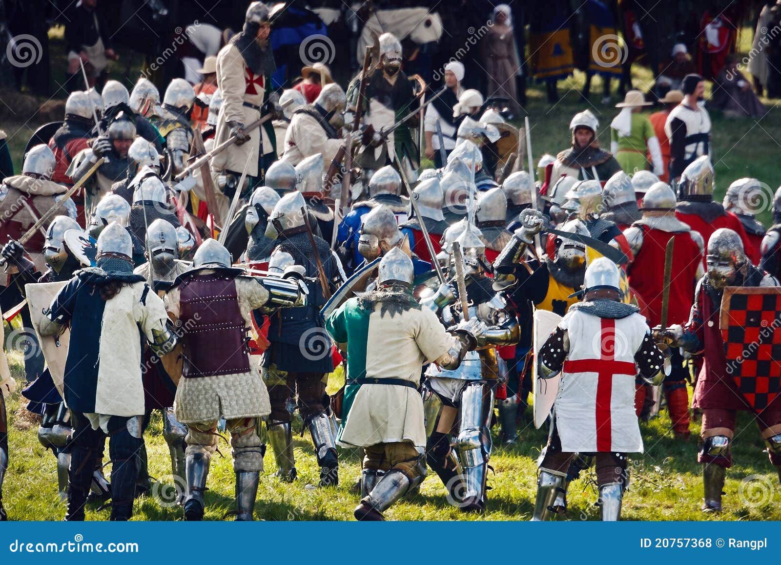 Medieval Knights Fighting editorial stock photo. Image of medieval ...