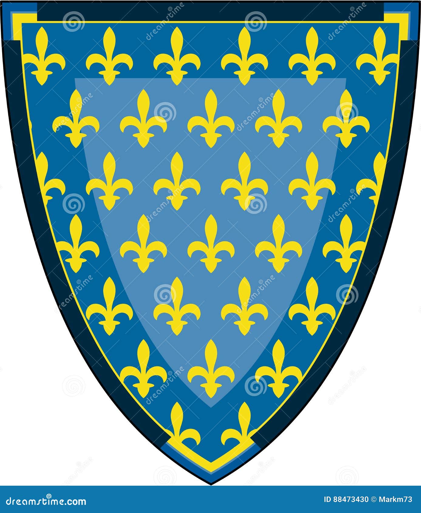 Medieval Knights Helmet With Plume. Font And Side Vector Illustration ...