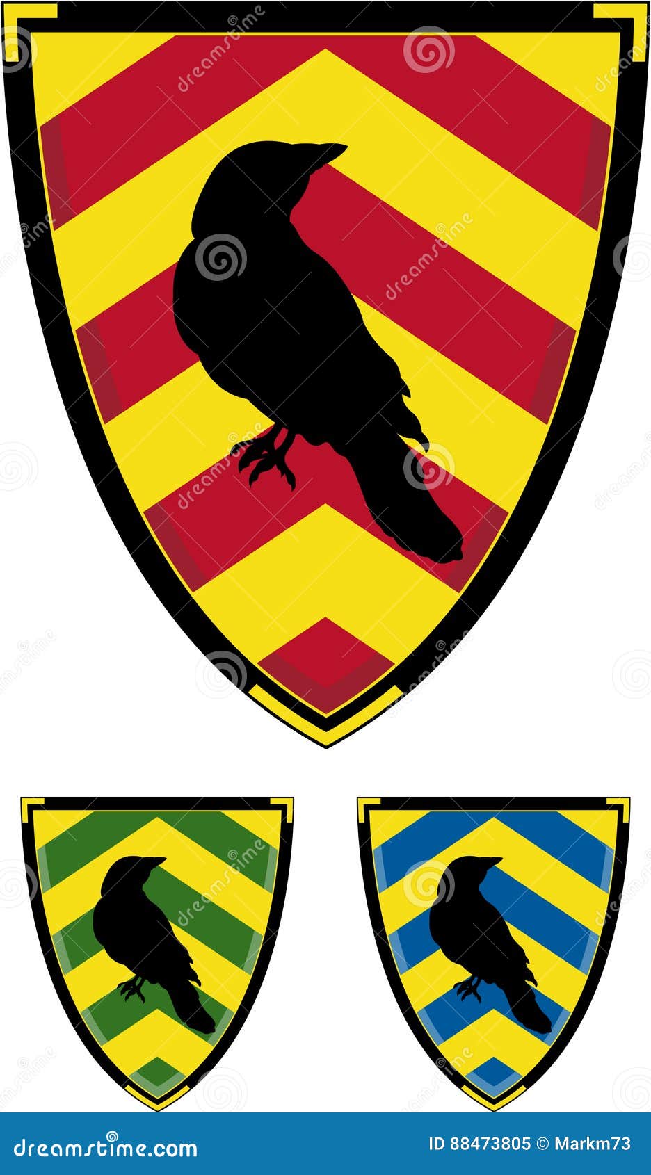 Medieval Knights Shield stock vector. Illustration of shields - 88473805