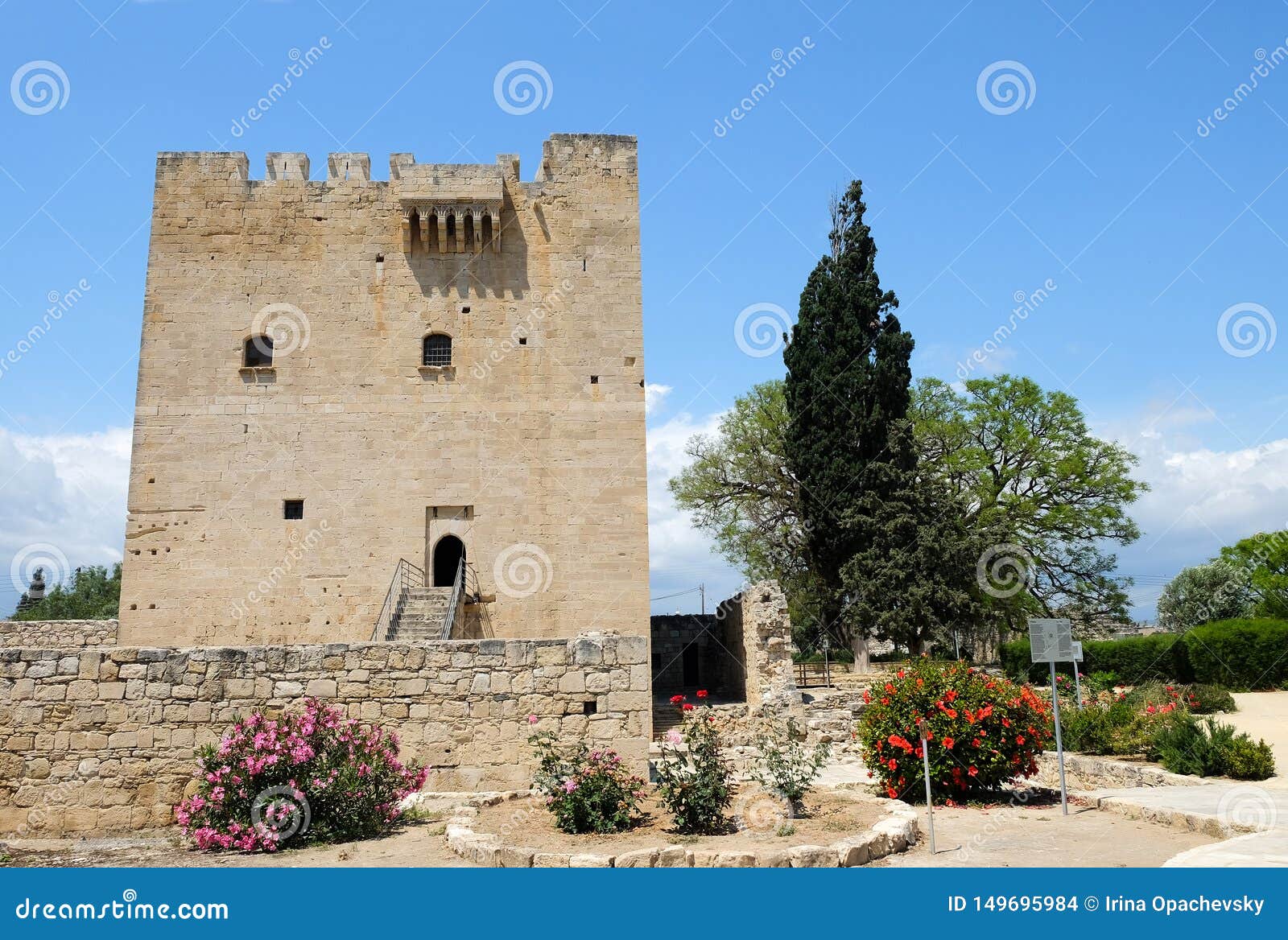 Medieval Kolossi Castle in Southern Cyprus Stock Photo - Image of ...