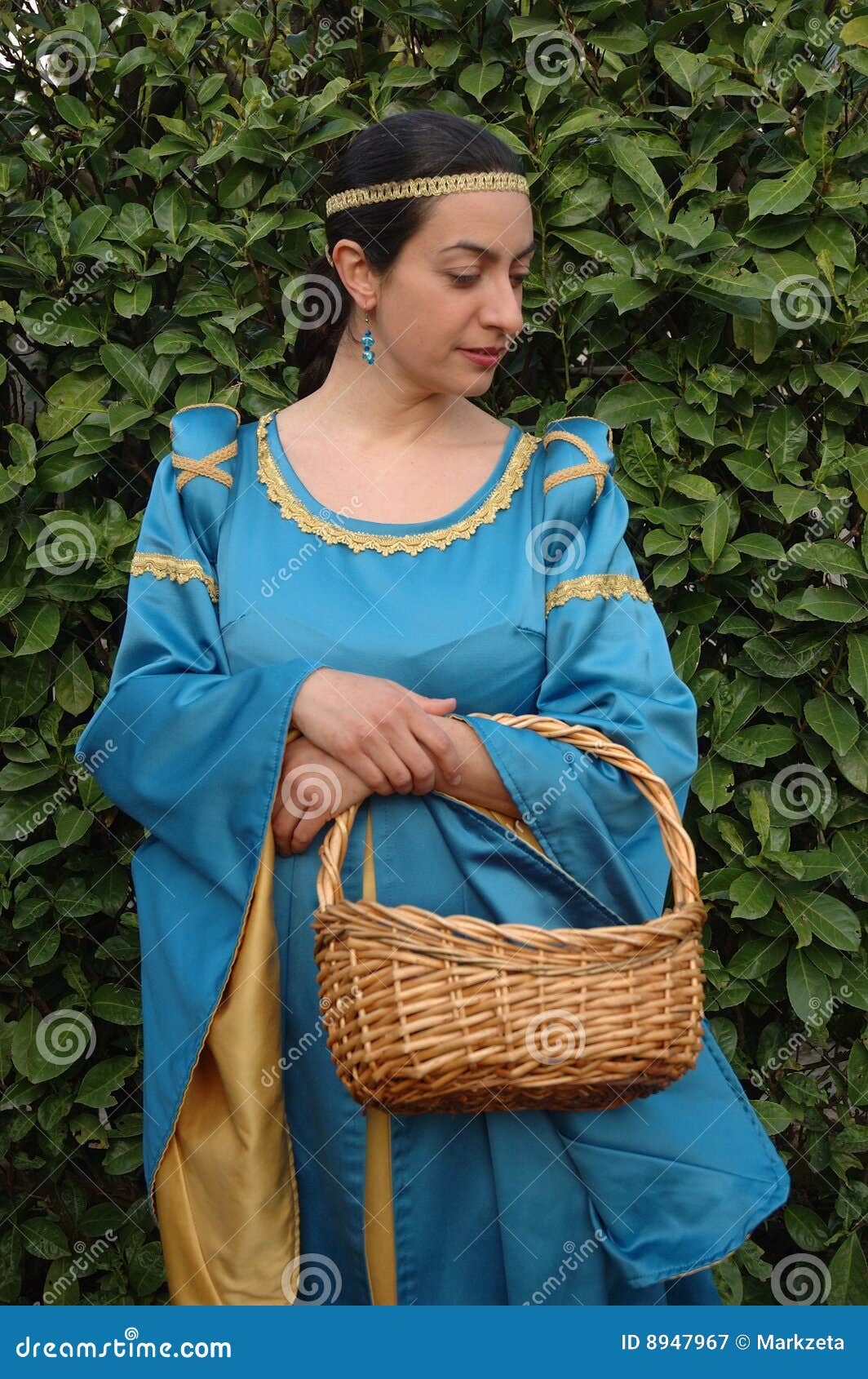 Medieval lady stock image. Image of gesture, fairyland - 8947967