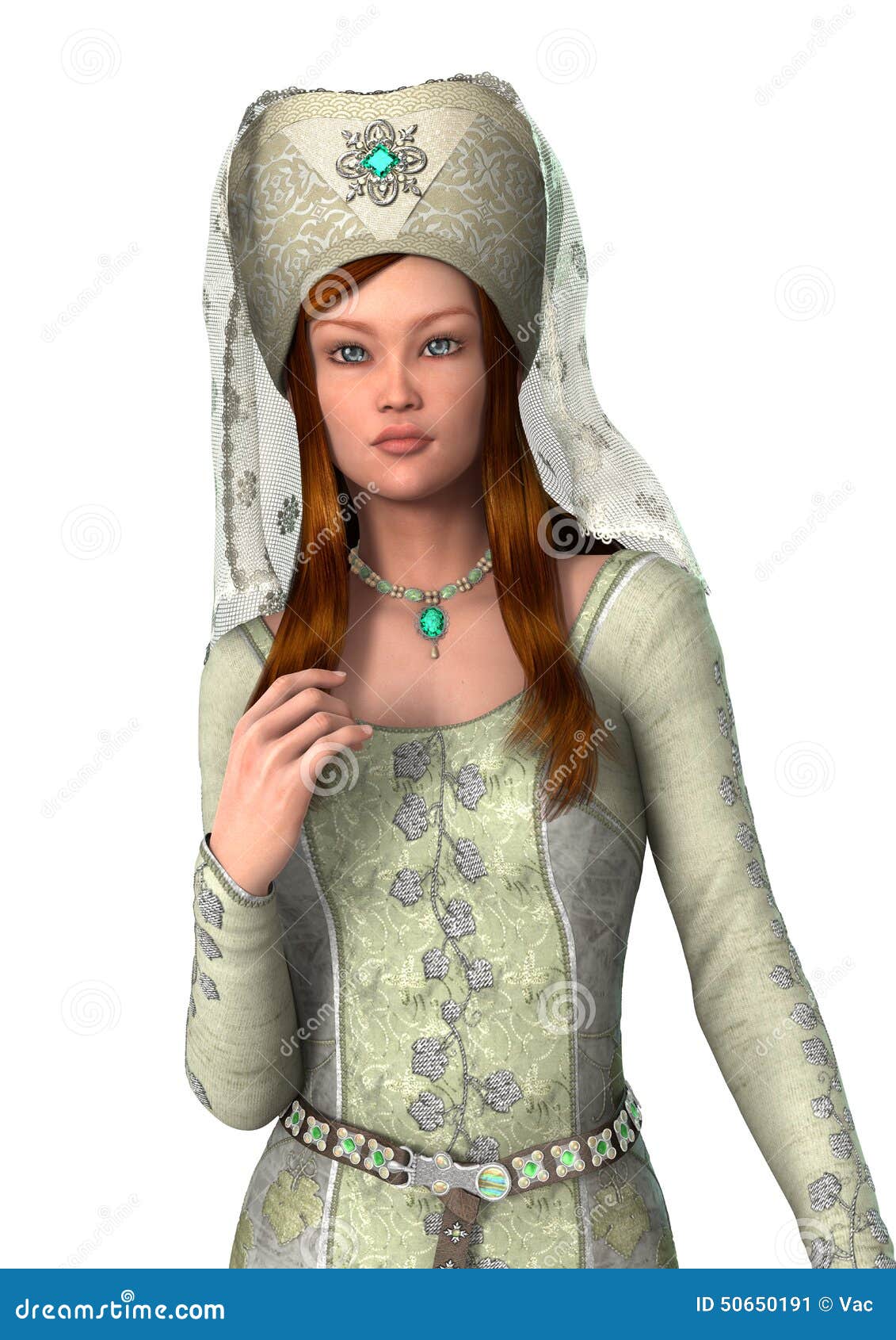 Medieval Lady Royalty-Free Stock Photo | CartoonDealer.com #50650191