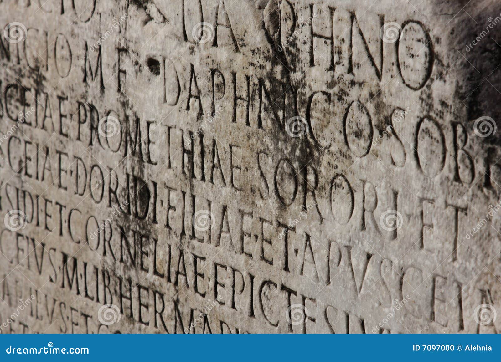 Medieval Latin Catholic Inscription Stock Photo - Image of sample ...