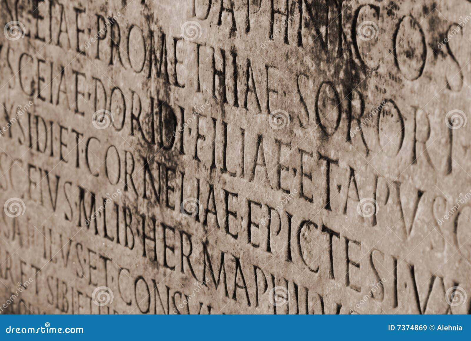 Medieval Latin Catholic Inscription Royalty-Free Stock Photography ...