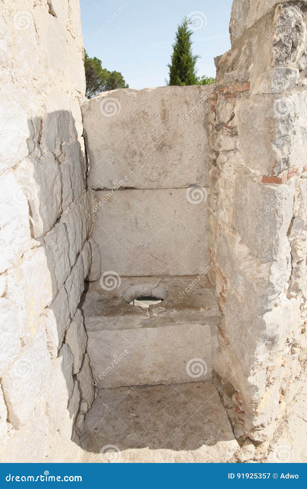 Medieval Latrine - Girona - Spain Stock Image - Image of tourism ...