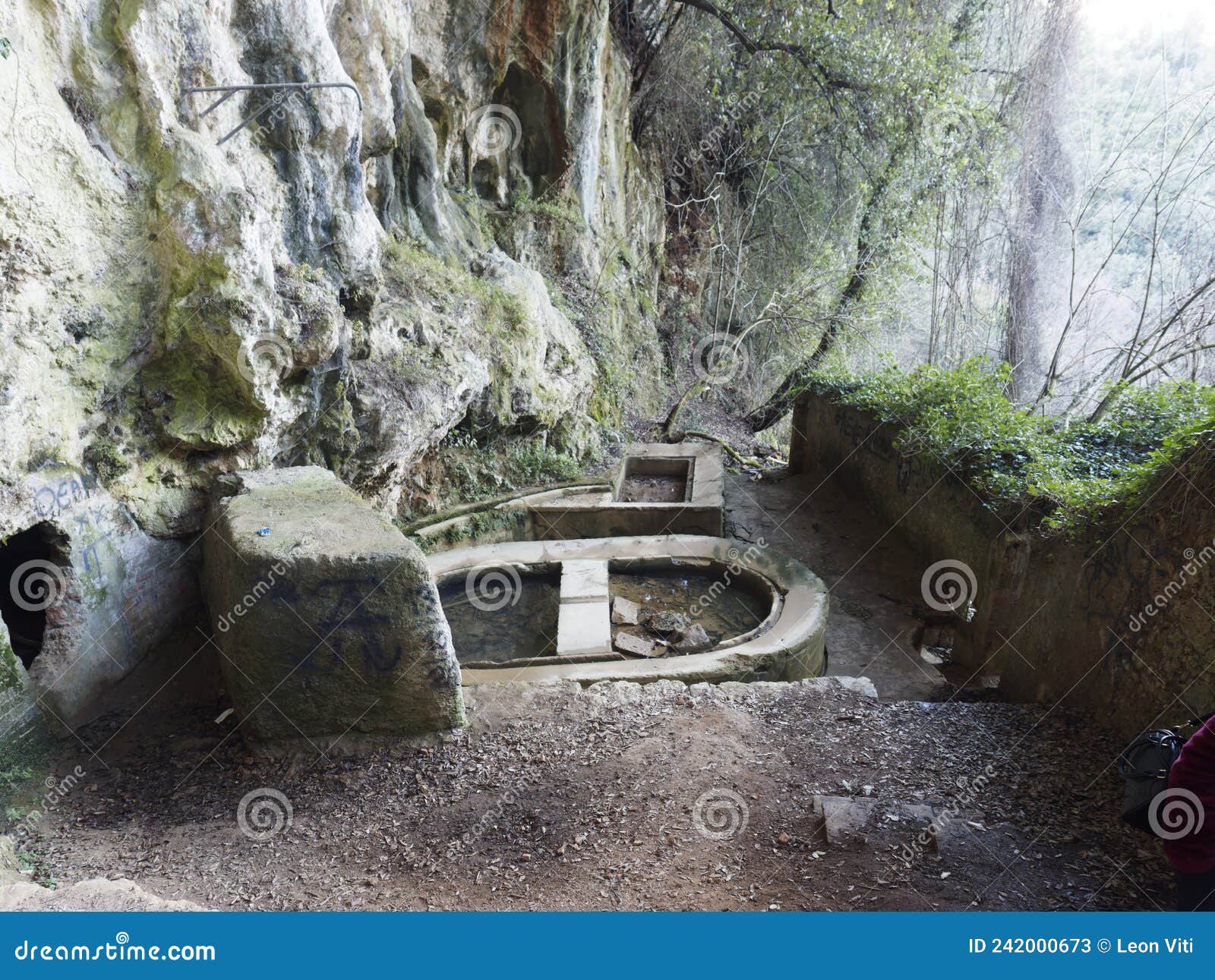 Medieval Laundry Sink in La Spezia in a Place Called Bocca Lupara Stock ...