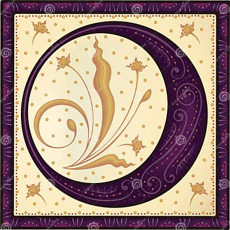 Medieval Letter O.Initial.Alphabet.Font. Stock Vector - Illustration of ...