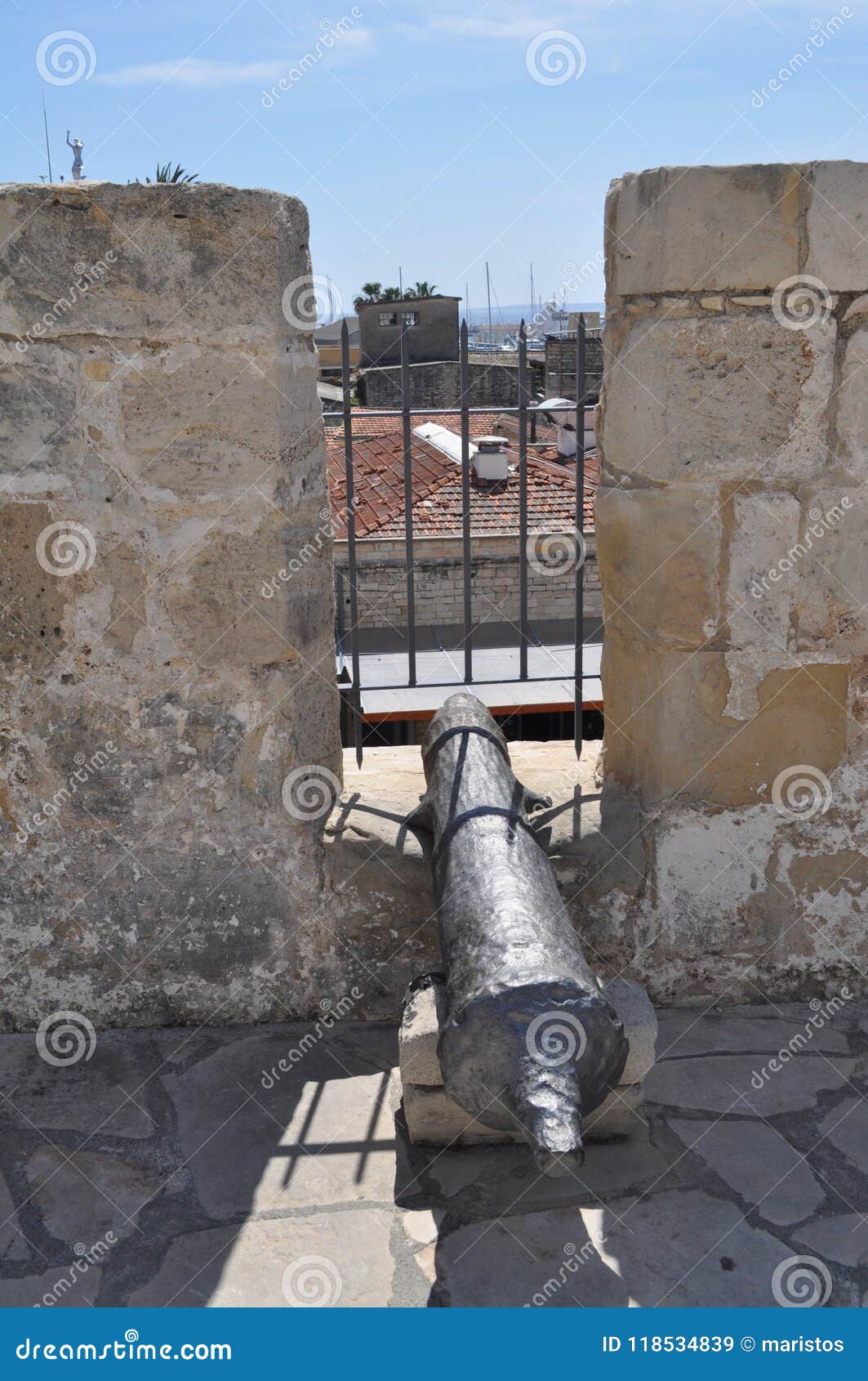 The Medieval Limassol Castle in Cyprus Stock Image - Image of castle ...