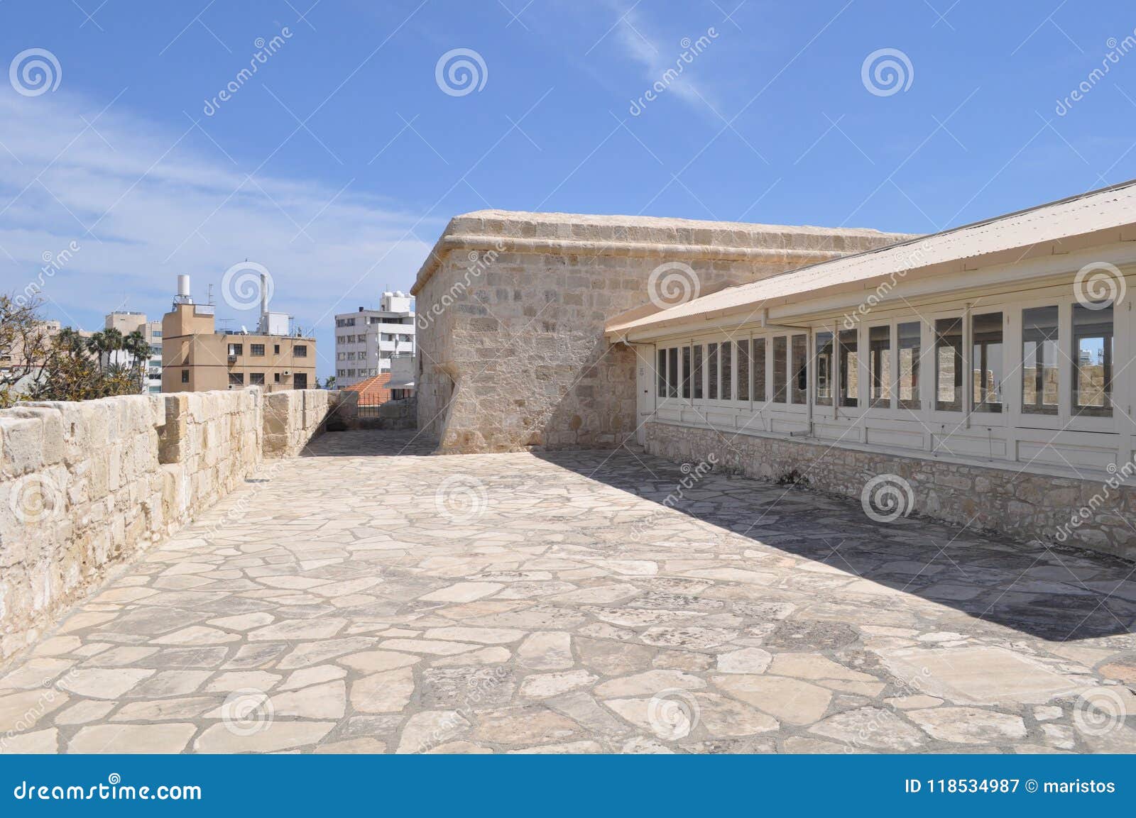 The Medieval Limassol Castle in Cyprus Stock Image - Image of john ...