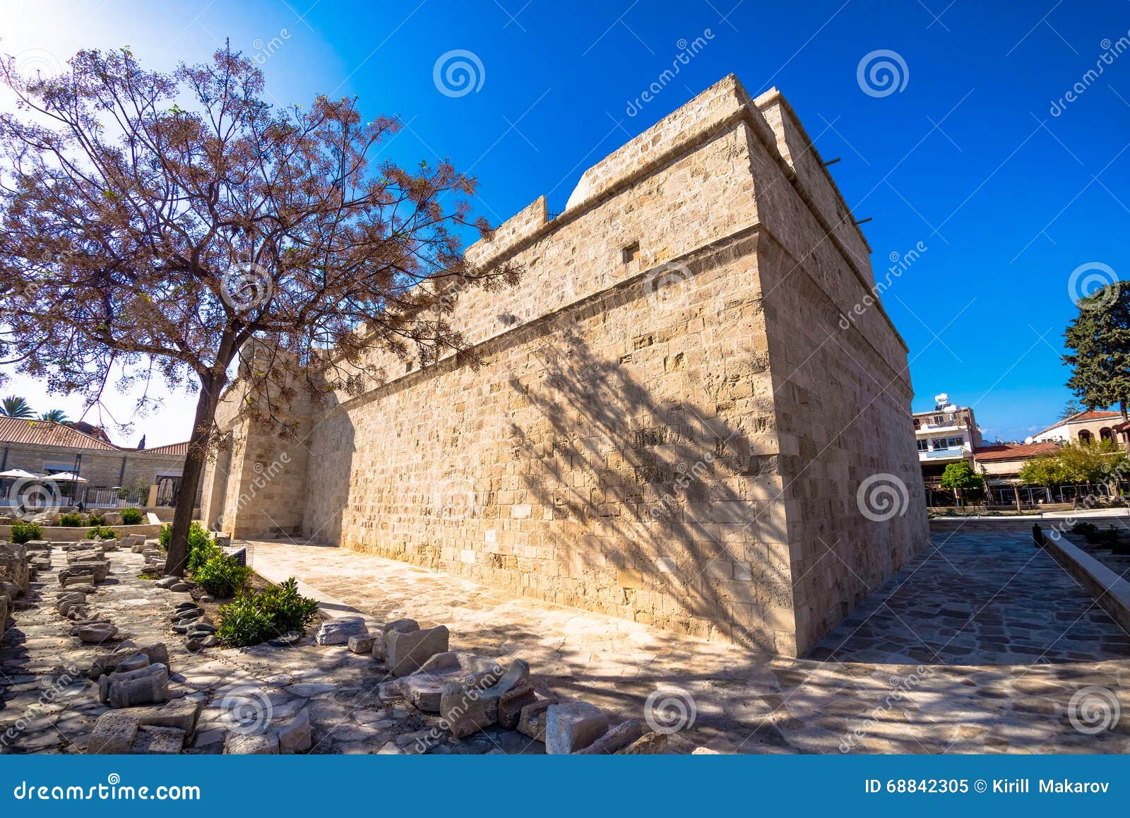 The Medieval Limassol Castle. Cyprus Stock Image - Image of historical ...