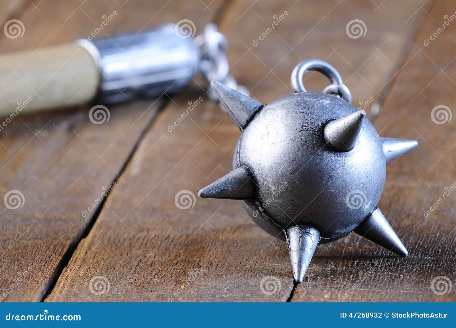 Medieval mace. stock photo. Image of knight, warfare - 47268932