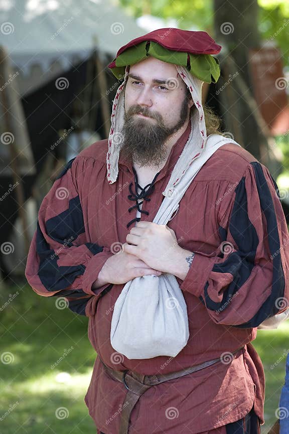 Medieval man editorial photography. Image of middle, vintage - 26037292